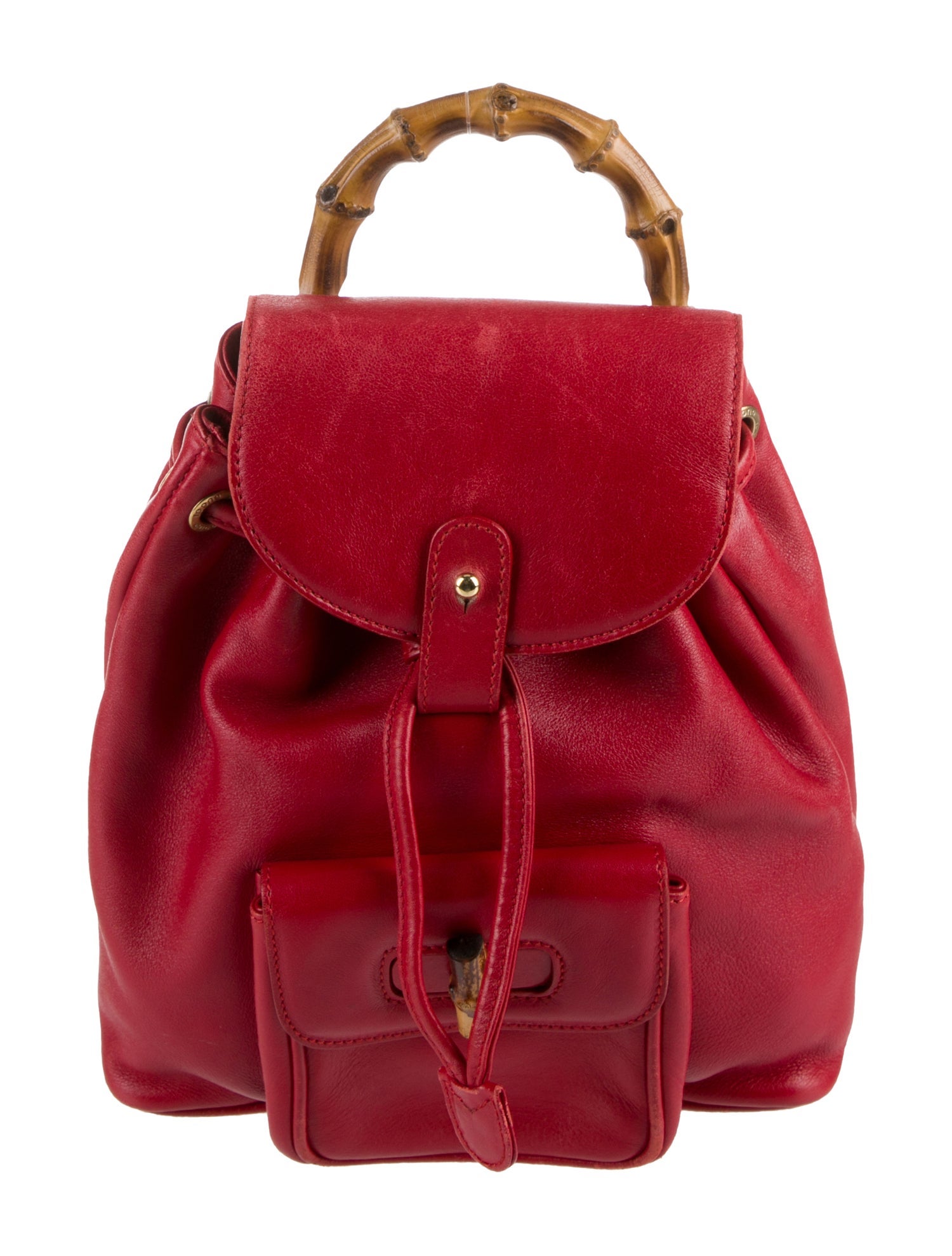 Gucci Mini Bamboo Backpack - Brown Backpacks, Handbags - GUC1499930 ...