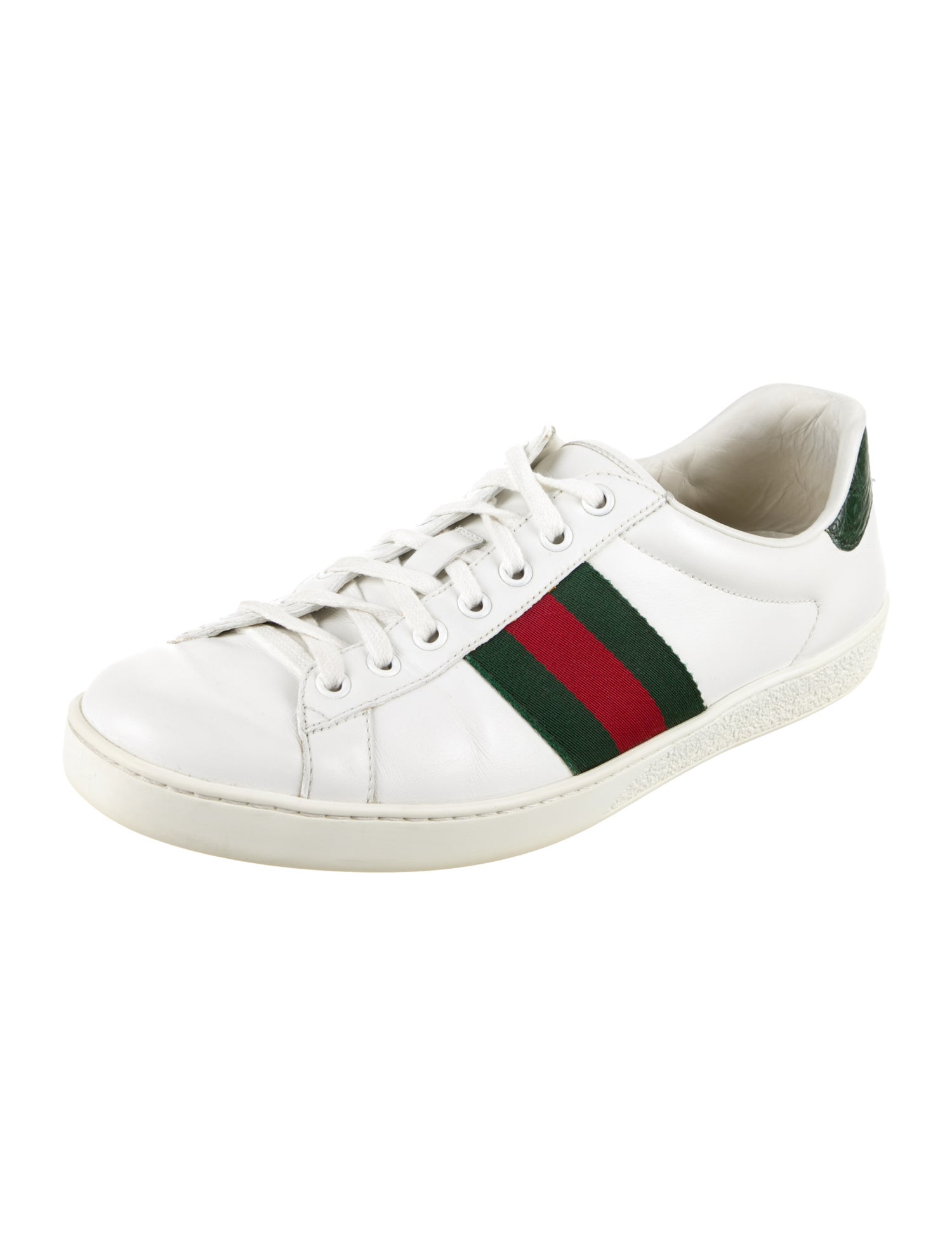 Gucci Leather Colorblock Pattern - Sneakers, Shoes | The RealReal