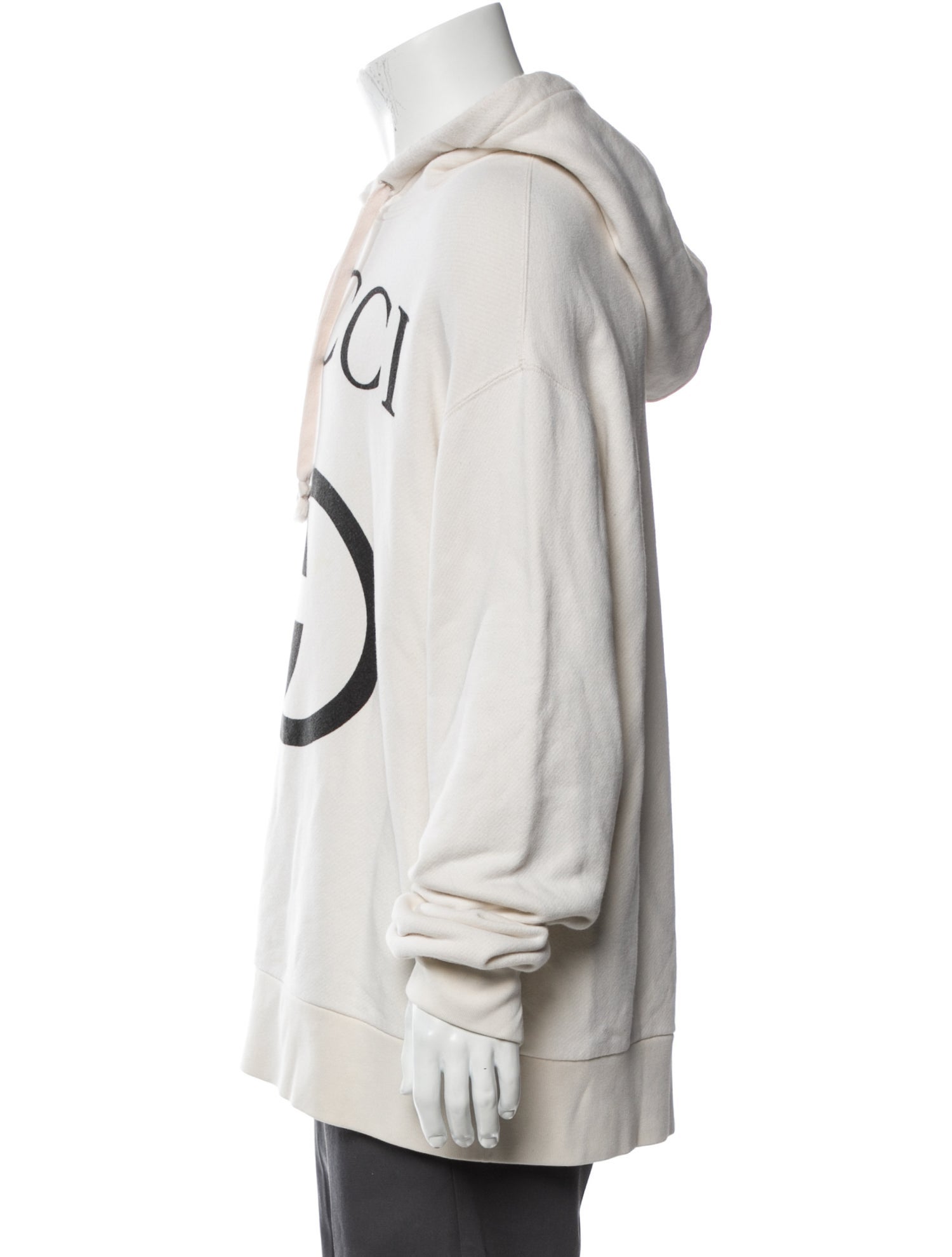 Gucci Interlocking G Logo Crew Neck Hoodie - Neutrals Sweatshirts ...
