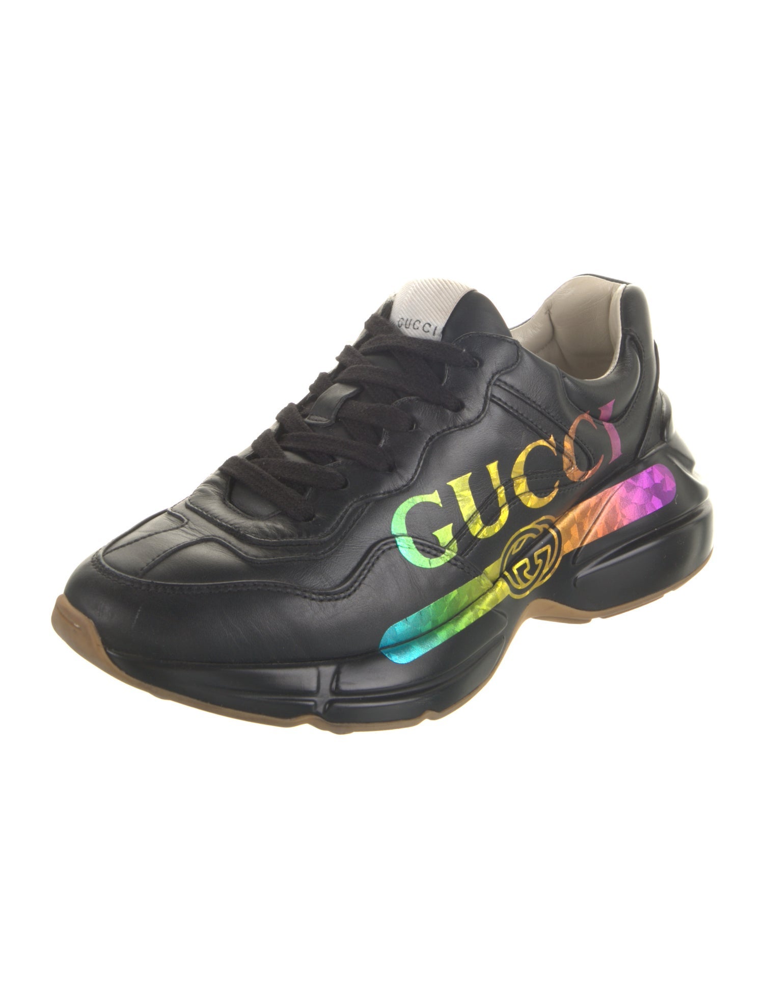 Gucci Crystal Embellishments Chunky Sneakers - Black Sneakers, Shoes ...