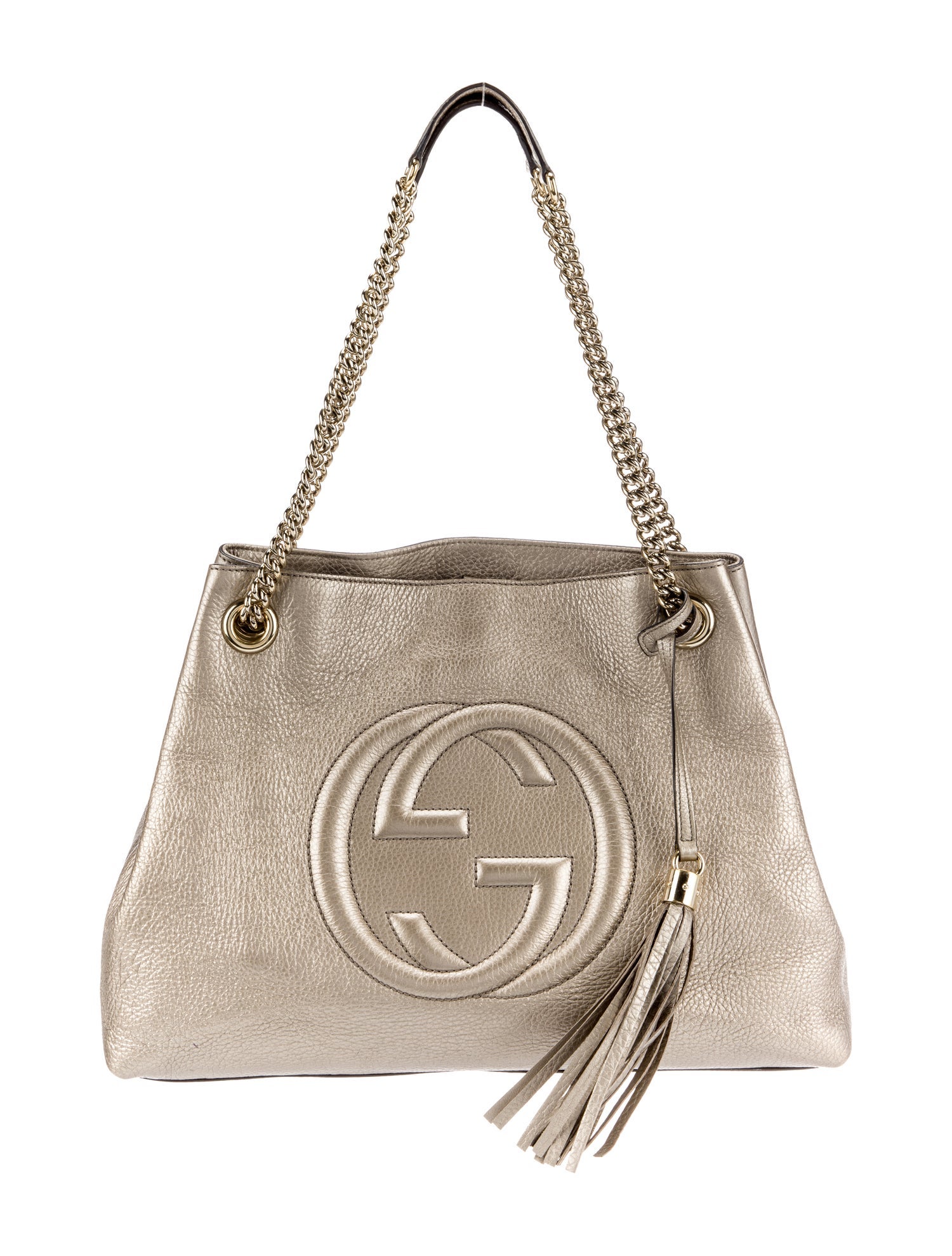 Gucci Medium Soho Chain Shoulder Bag - Gold Shoulder Bags, Handbags ...