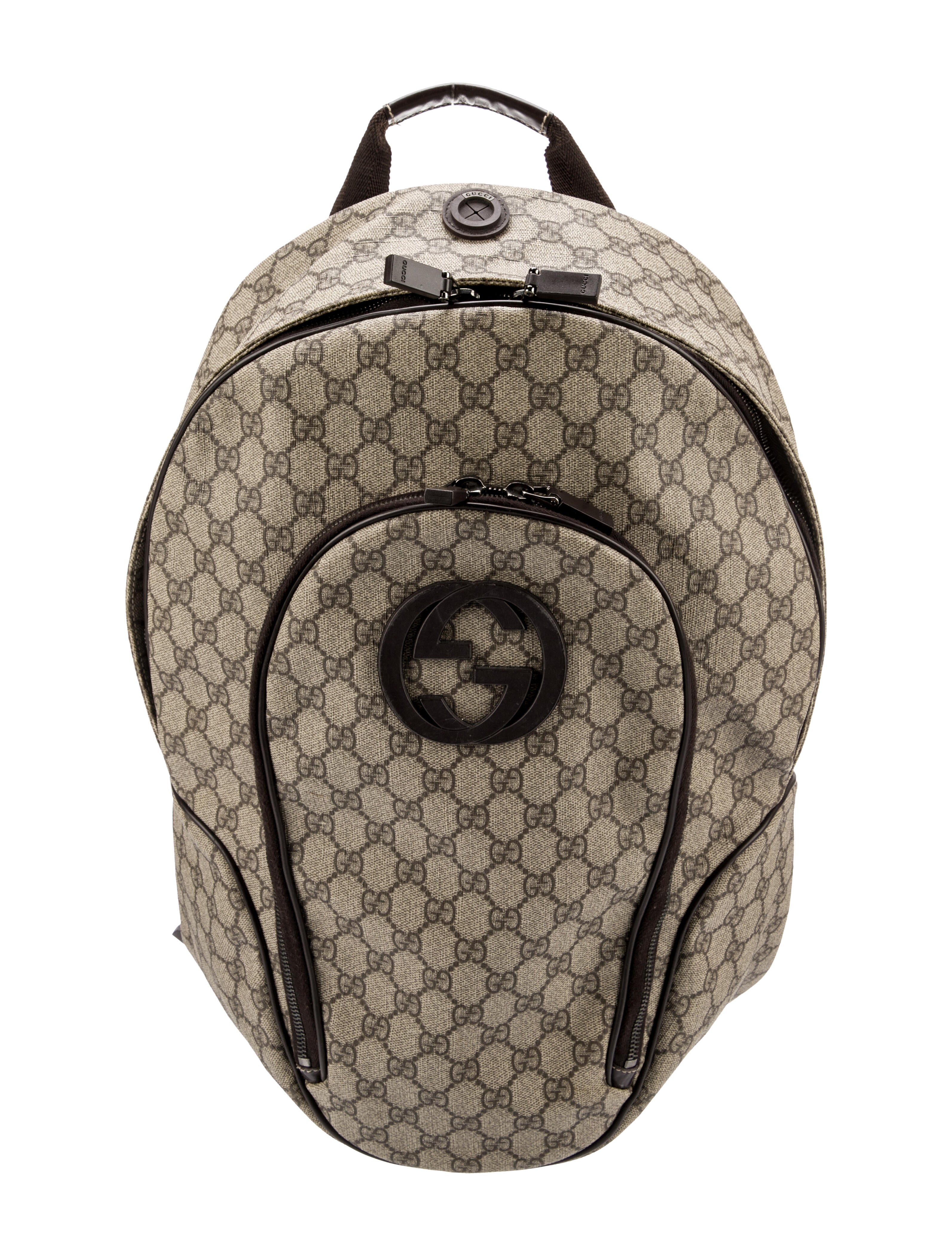 Gucci GG Supreme Interlocking G Backpack - Neutrals Backpacks, Handbags ...