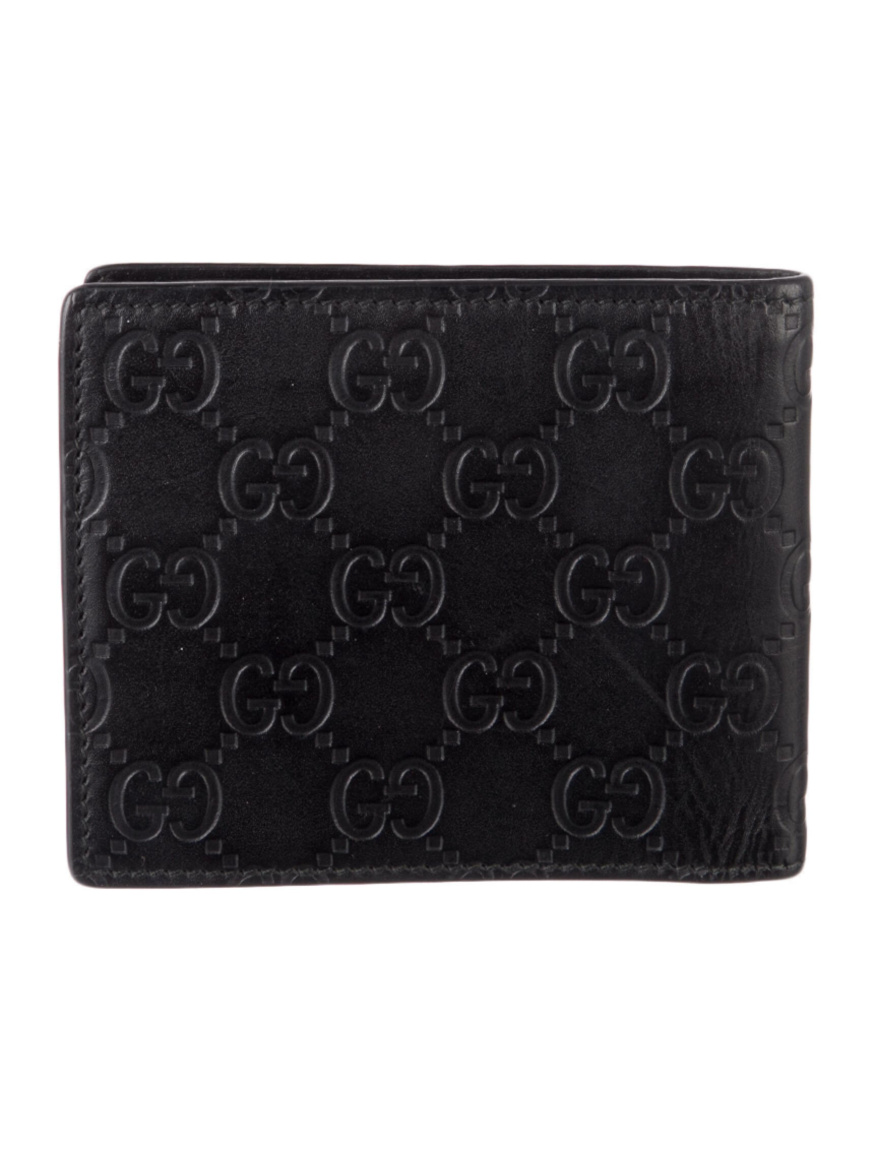 Gucci GG Signature Printed Bifold Wallet - Black Wallets, Accessories ...