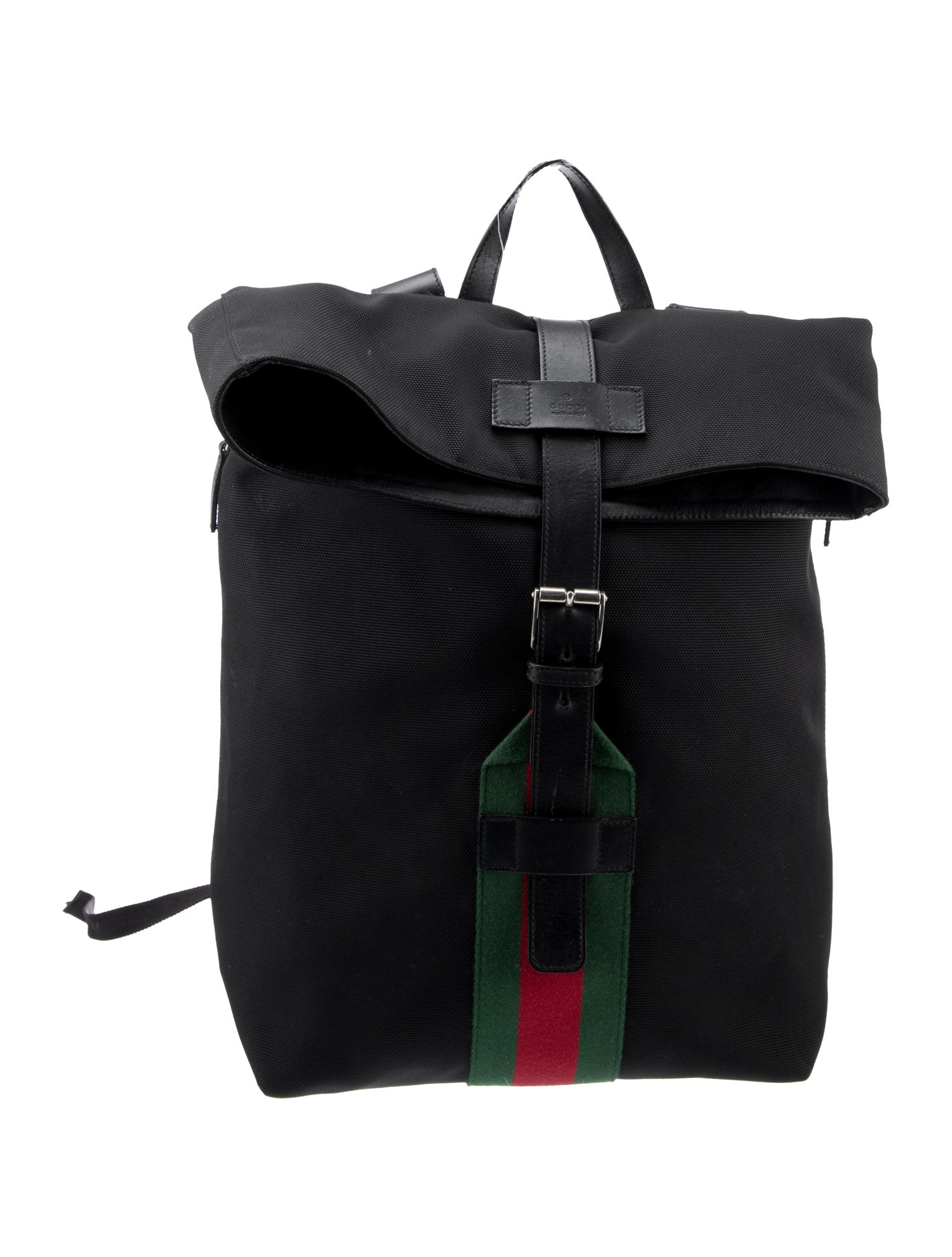 Gucci Large GG Signature Leather Backpack - Backpacks, Bags | The RealReal