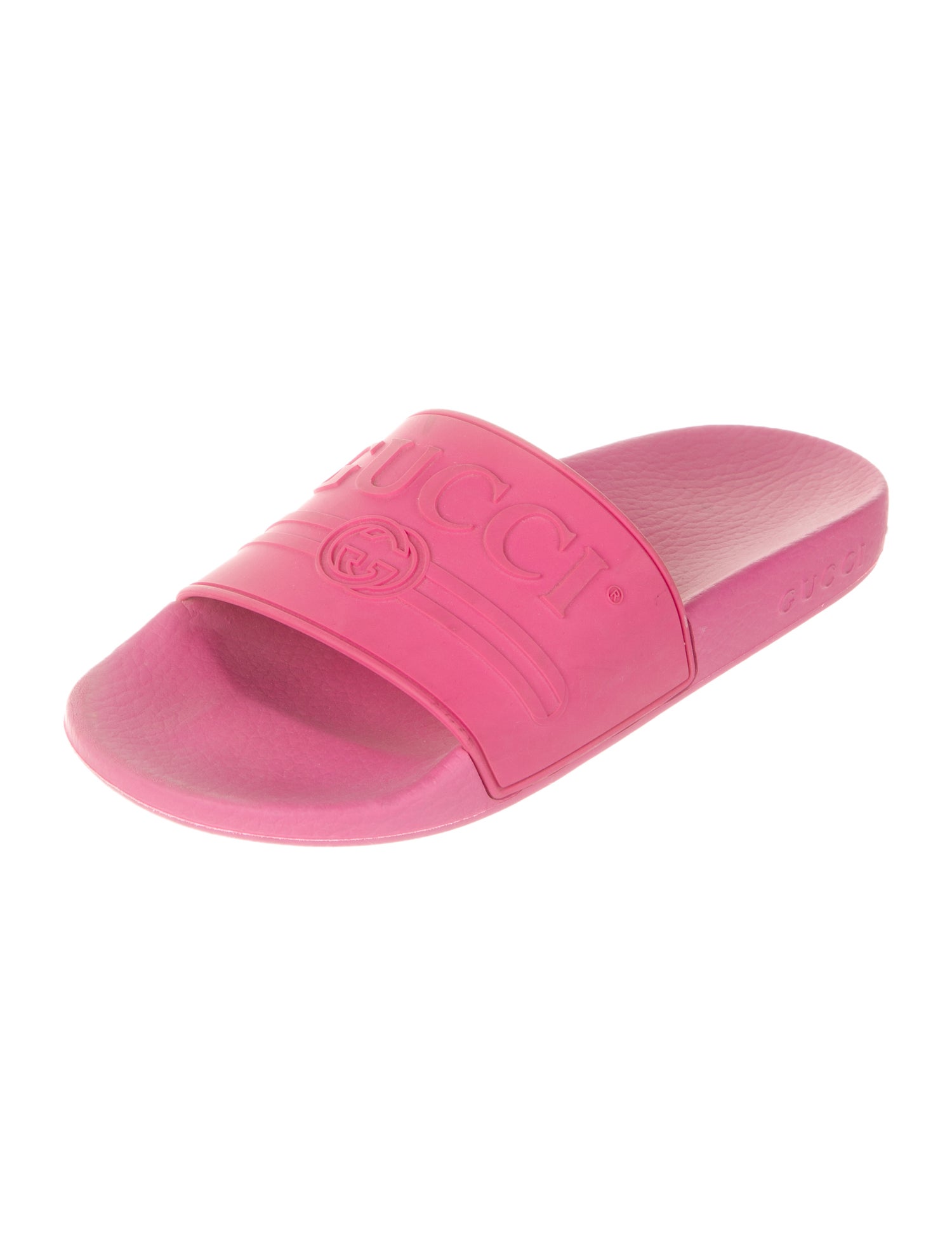 Gucci Rubber Slides - Pink Sandals, Shoes - GUC1432710 | The RealReal