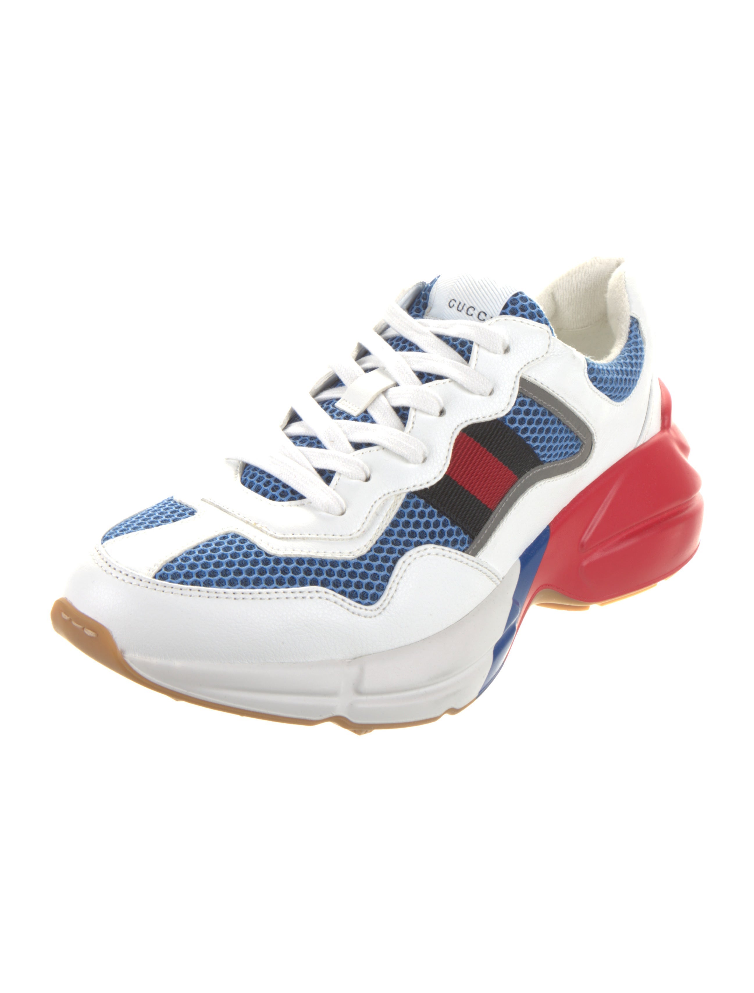 Gucci Rhyton Chunky Sneakers - White Sneakers, Shoes - GUC1434169 | The ...