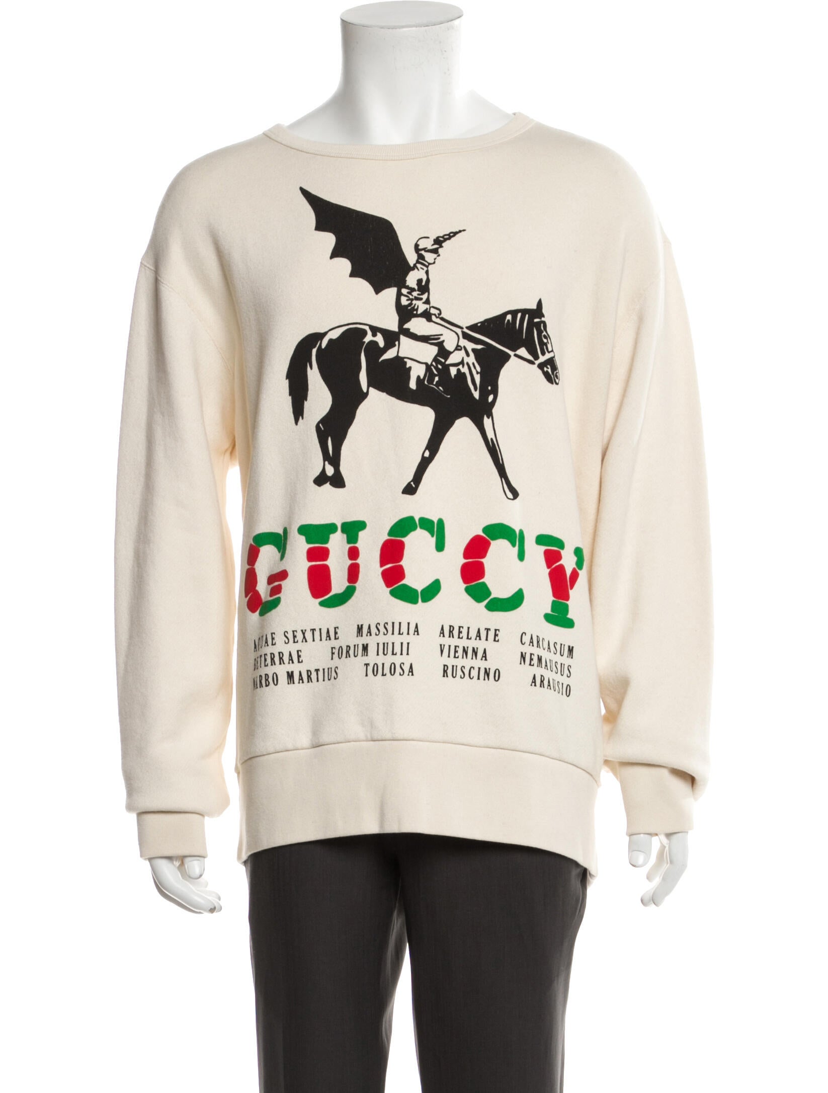 Gucci 2019 Graphic Print Pullover - Neutrals Sweaters, Clothing ...