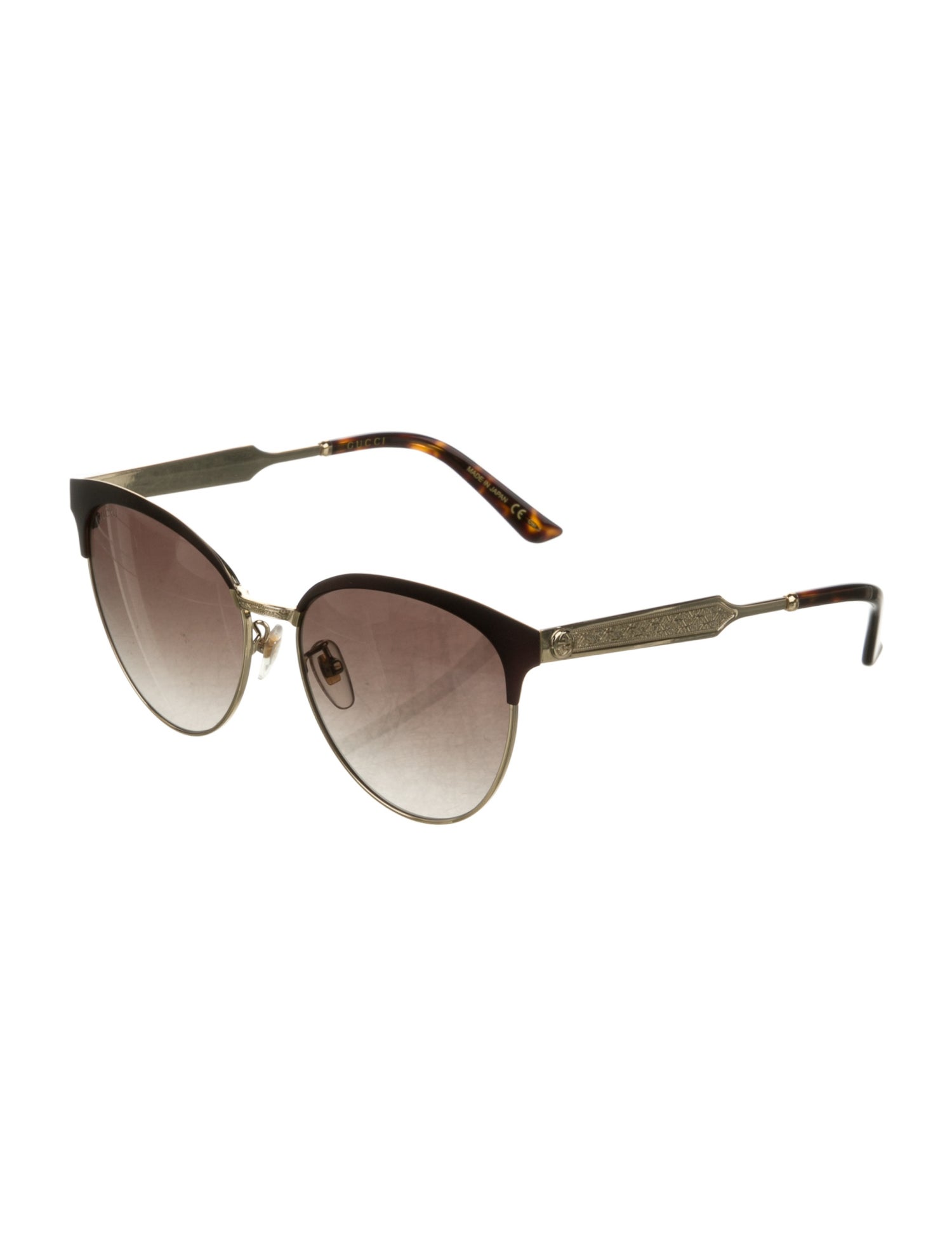 Bvlgari Cat-Eye Gradient Sunglasses - Metallic Sunglasses, Accessories ...
