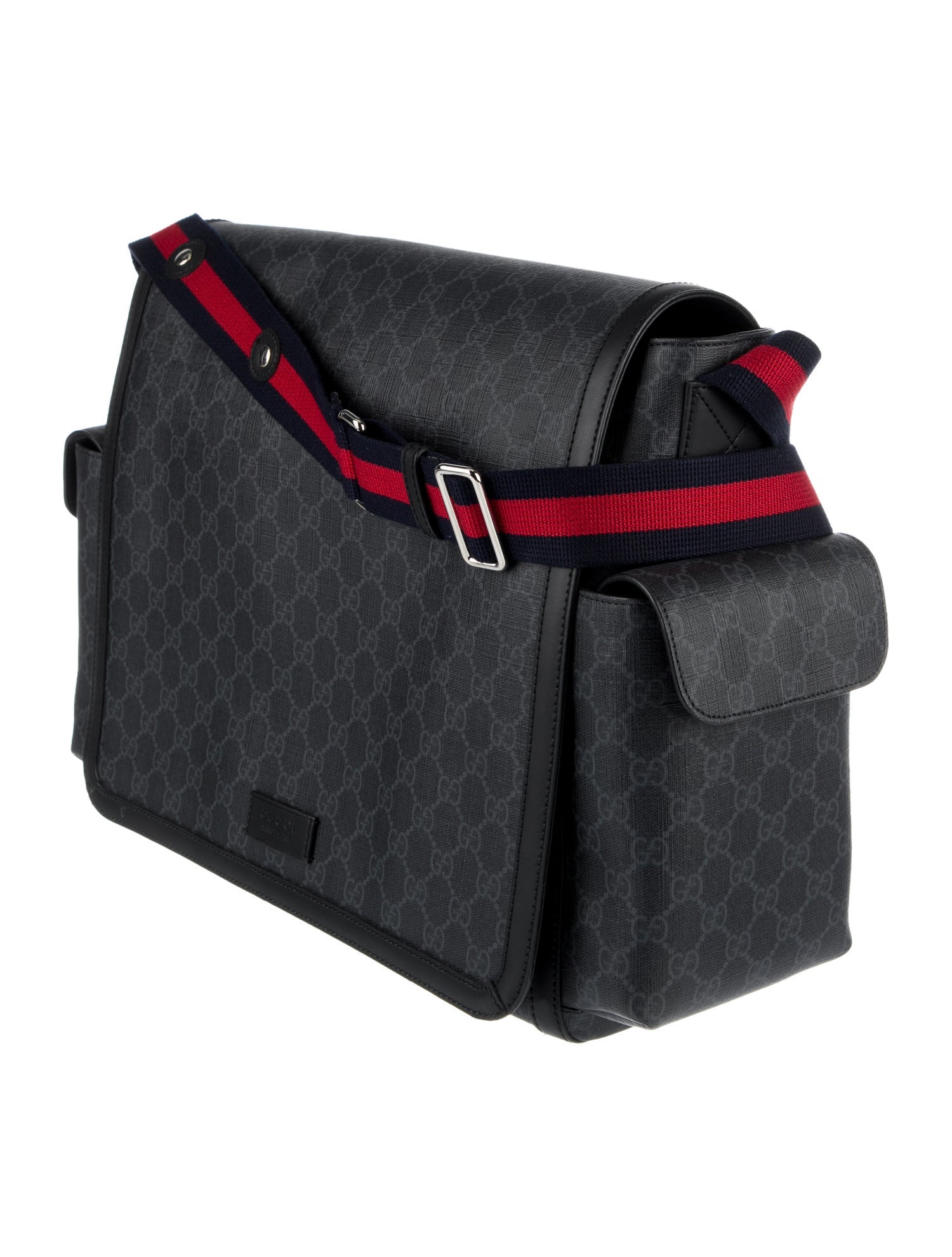 Gucci GG Supreme Diaper Bag - Black - GUC1439766 | The RealReal
