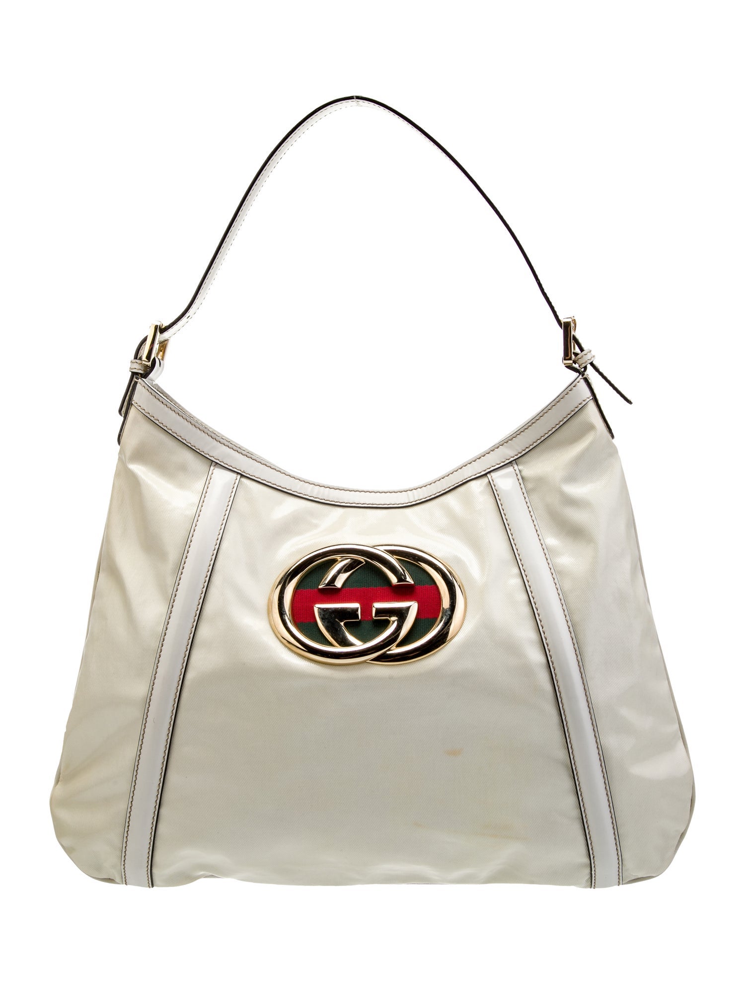 Gucci Medium Britt Hobo - White Hobos, Handbags - GUC1442919 | The RealReal