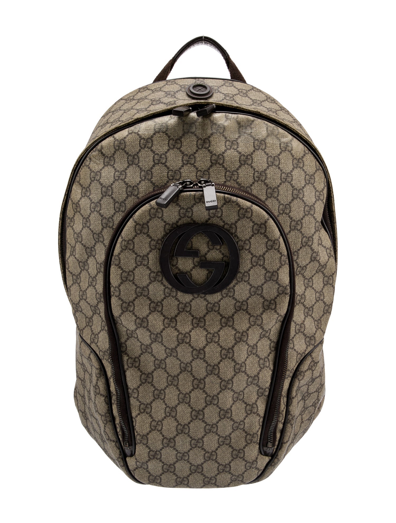 Gucci GG Supreme Interlocking G Backpack - Neutrals Backpacks, Bags ...