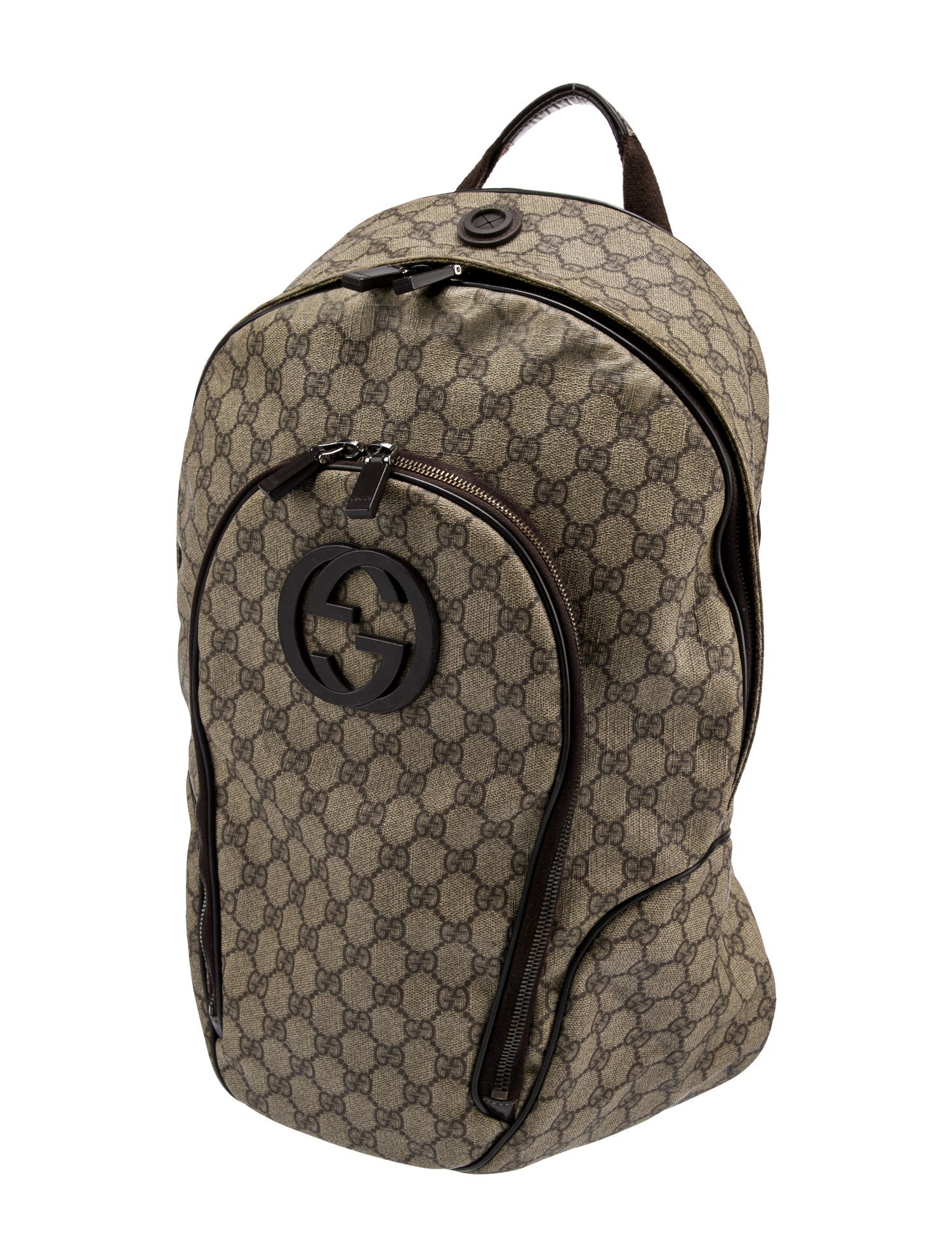 Gucci GG Supreme Interlocking G Backpack - Neutrals Backpacks, Bags ...