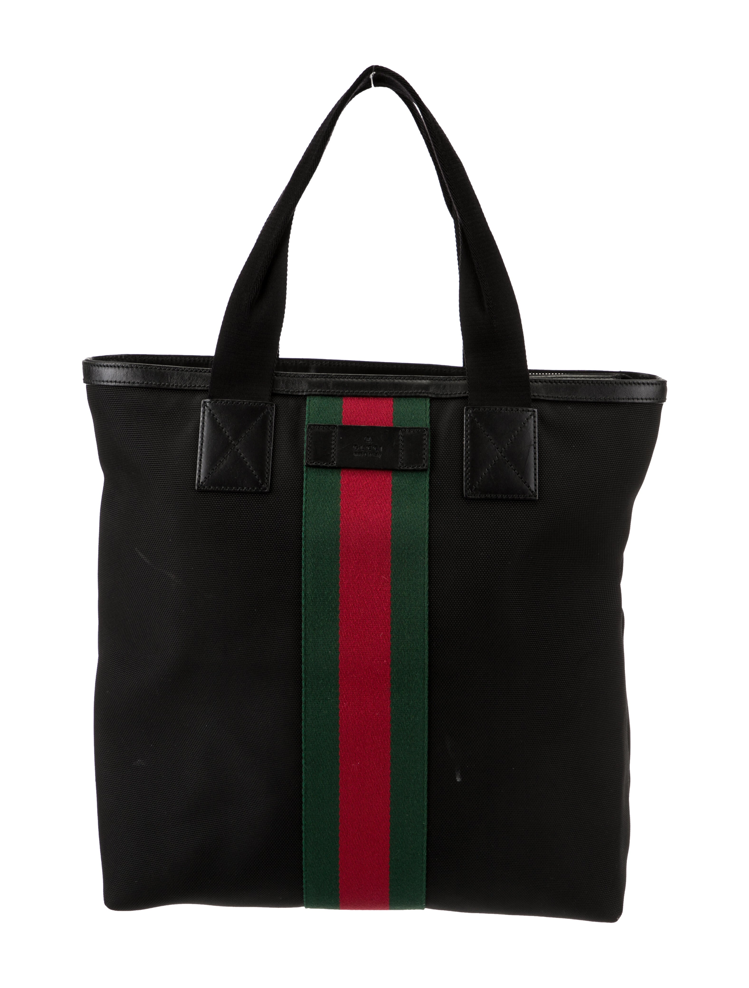 Gucci Techno Web Tote - Black Totes, Bags - GUC1446260 | The RealReal