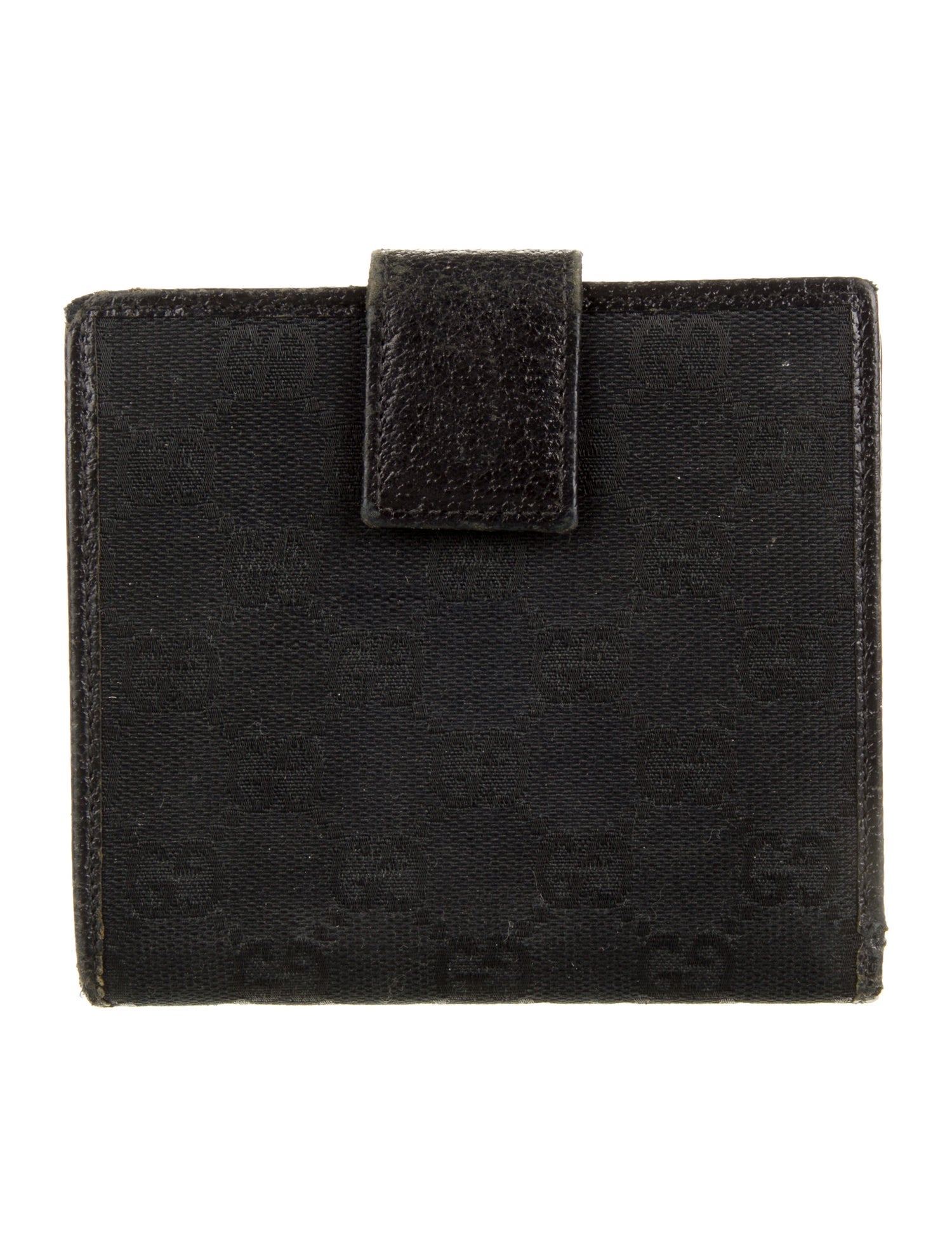 Gucci GG Canvas Compact Wallet - Black Wallets, Accessories ...