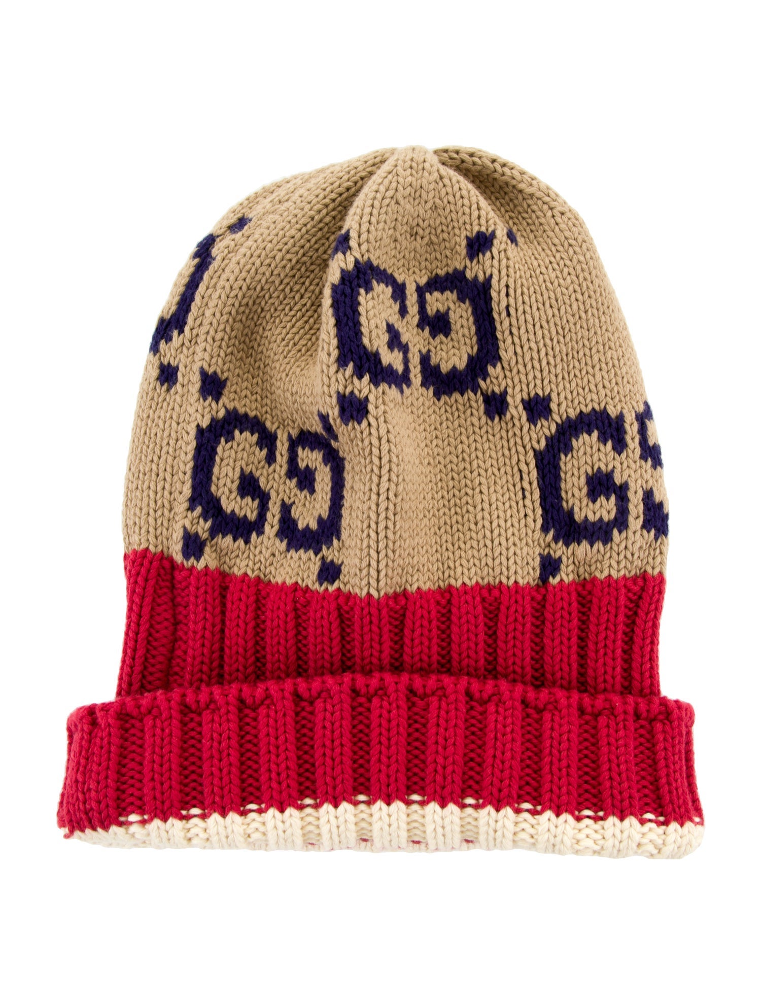 Gucci GG Logo Knit Benaie - Neutrals Hats, Accessories - GUC1451900 ...