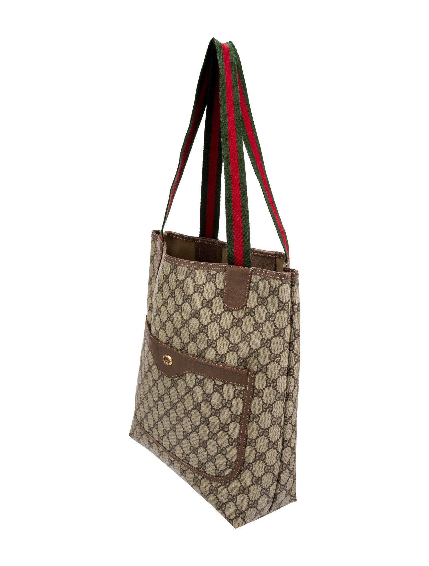 Gucci GG Plus Tote - Brown Totes, Handbags - GUC1452753 | The RealReal