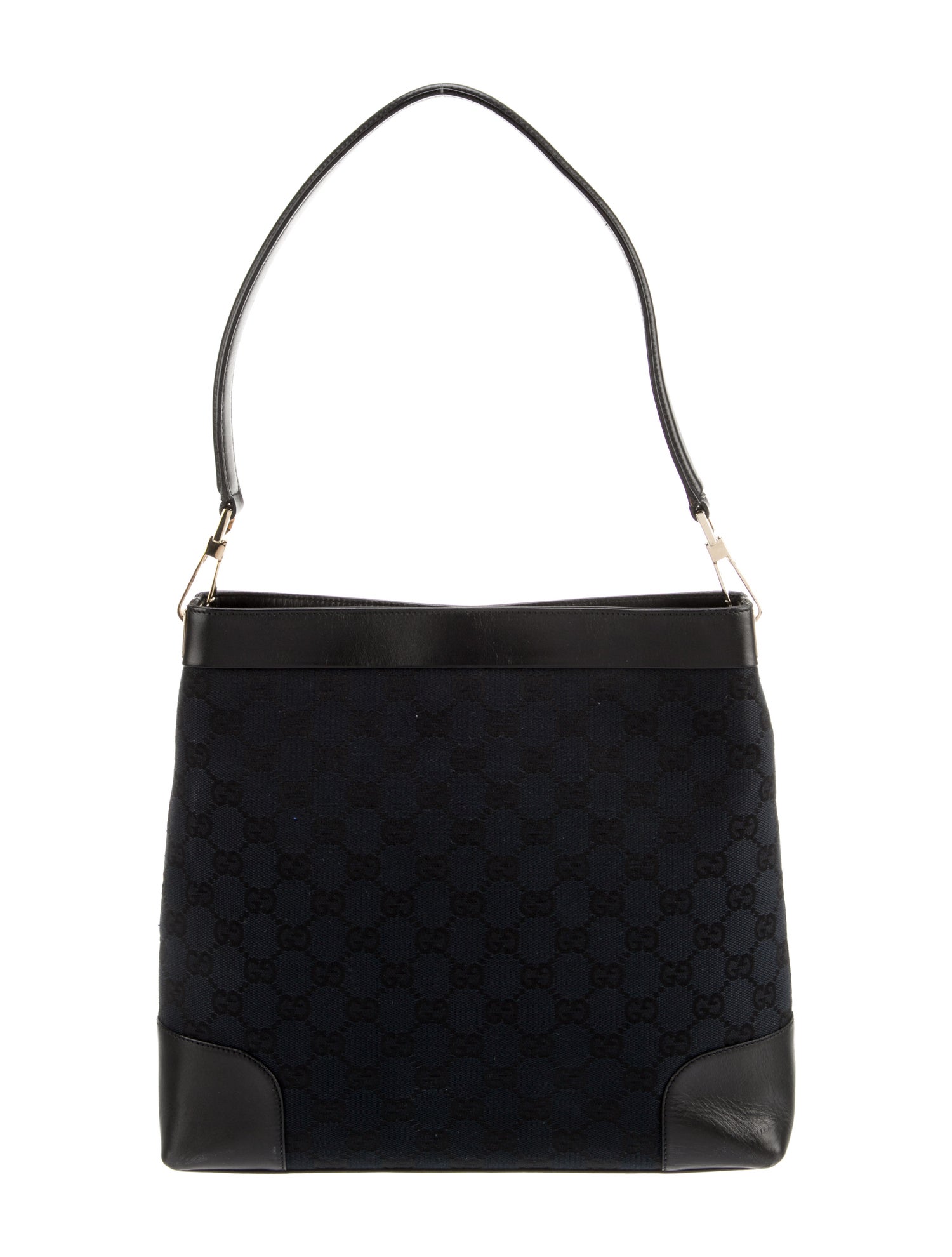 Gucci GG Canvas Shoulder Bag - Black Shoulder Bags, Handbags ...