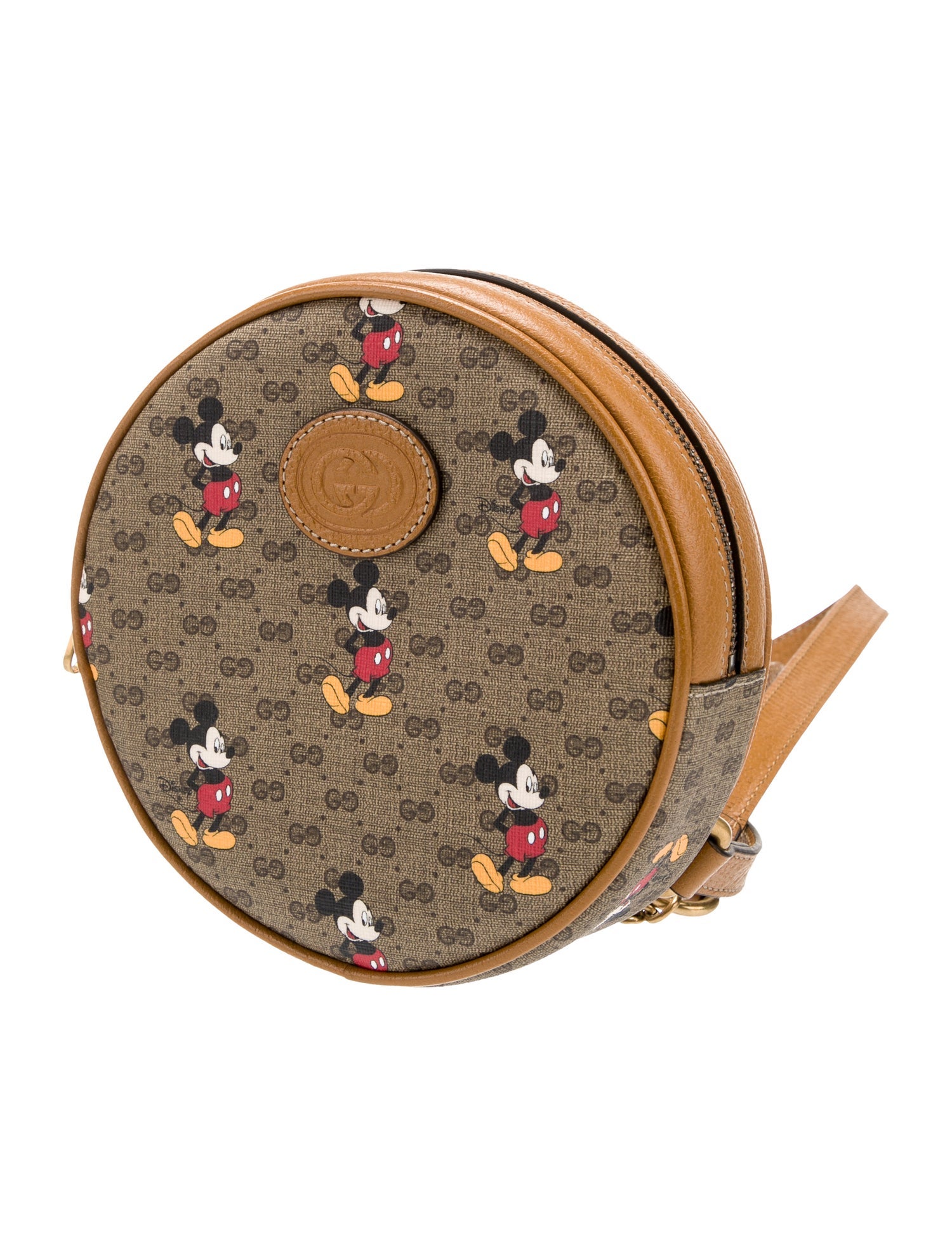 Gucci x Disney Micro GG Round Mickey Mouse Backpack - Brown Backpacks ...
