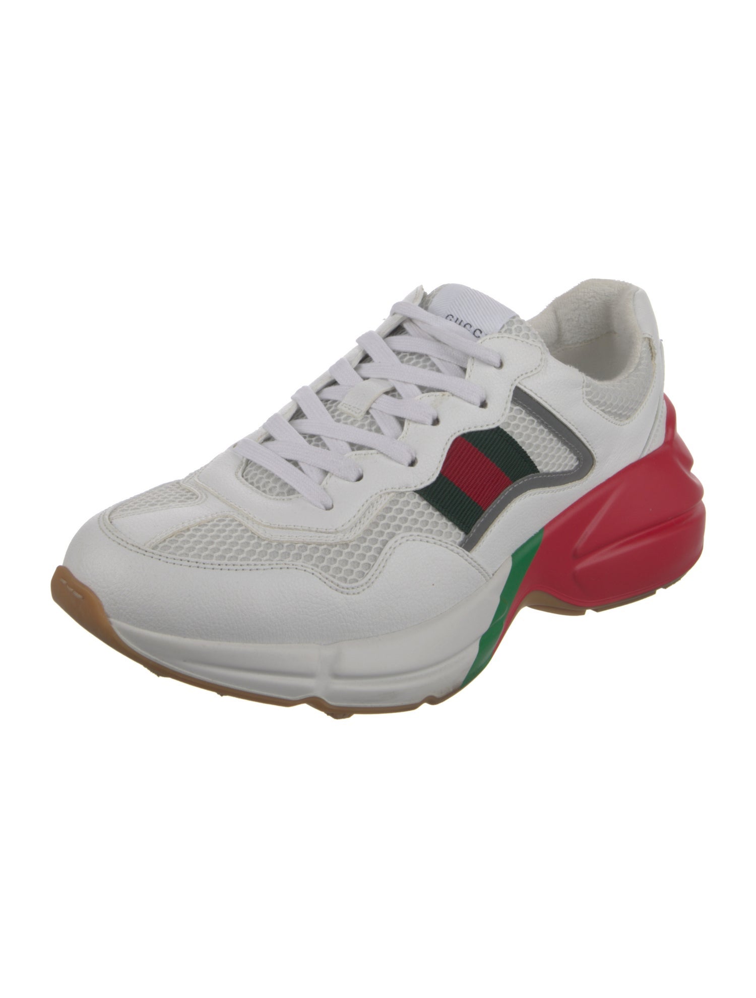 Gucci Colorblock Pattern Chunky Sneakers - White Sneakers, Shoes ...