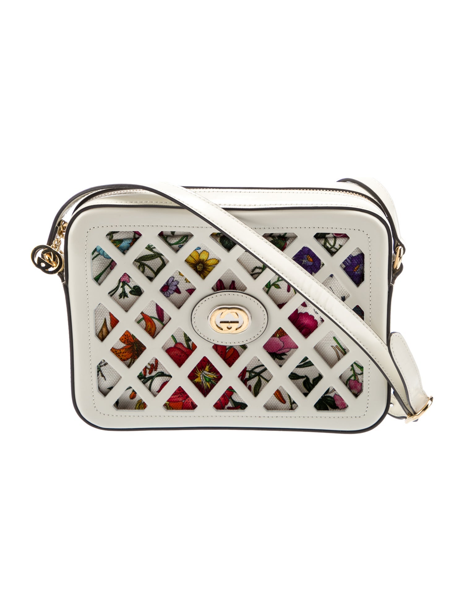 Gucci Flora Infinity Cutout - White Crossbody Bags, Handbags ...