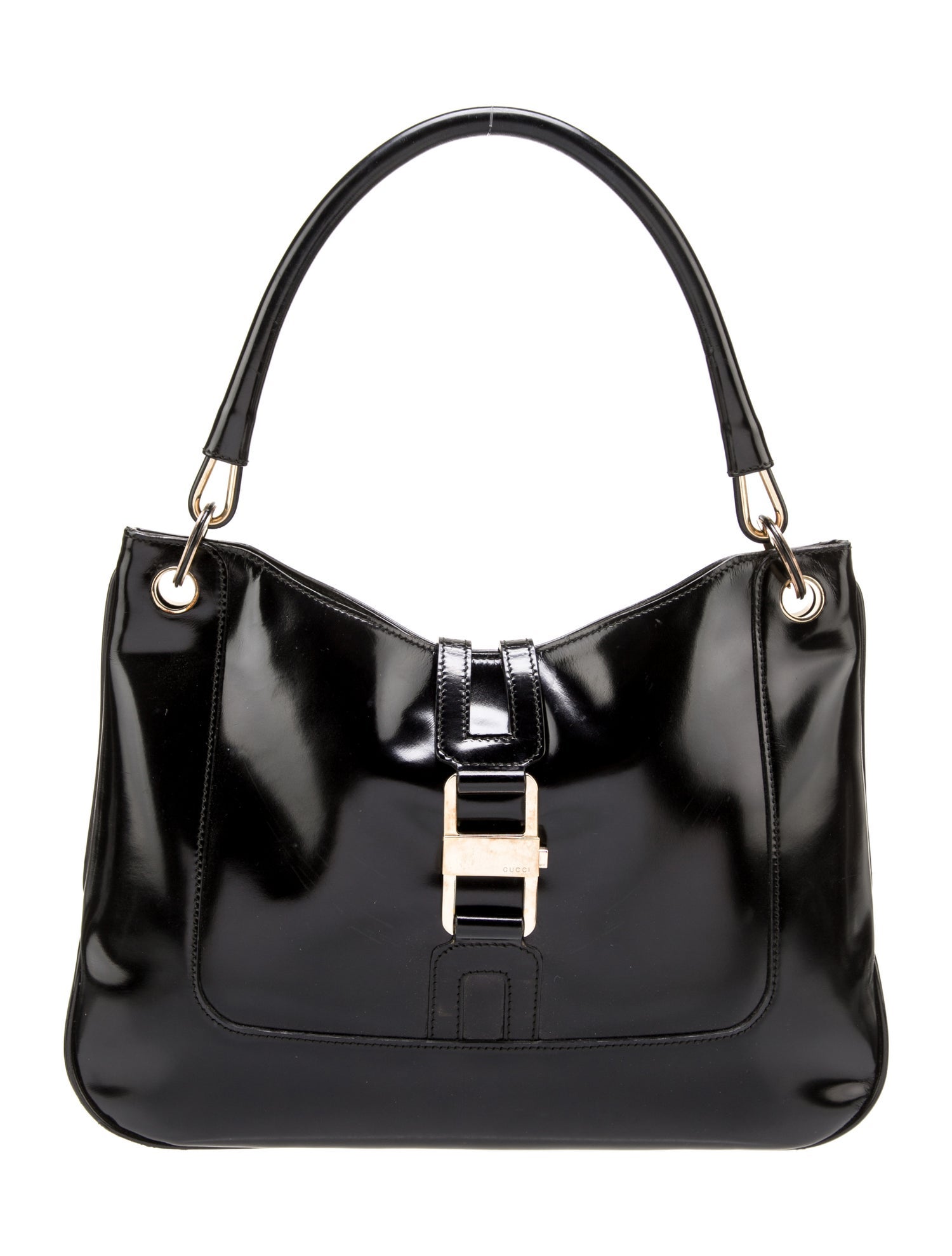Gucci Leather Shoulder Bag - Black Shoulder Bags, Handbags - GUC1461902 ...