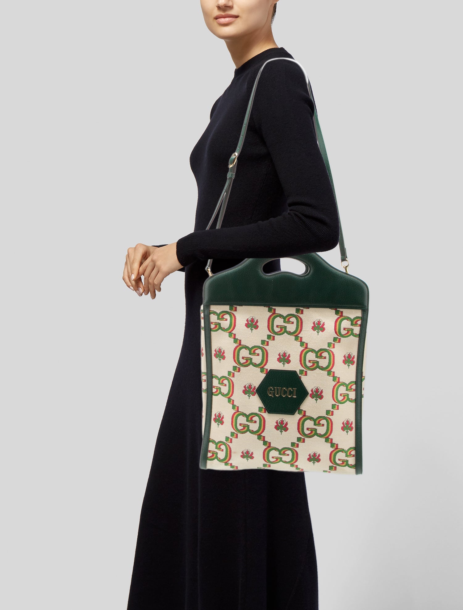 Gucci 100 Centennial Handle - Black Handle Bags, Handbags - GUC1468136 ...