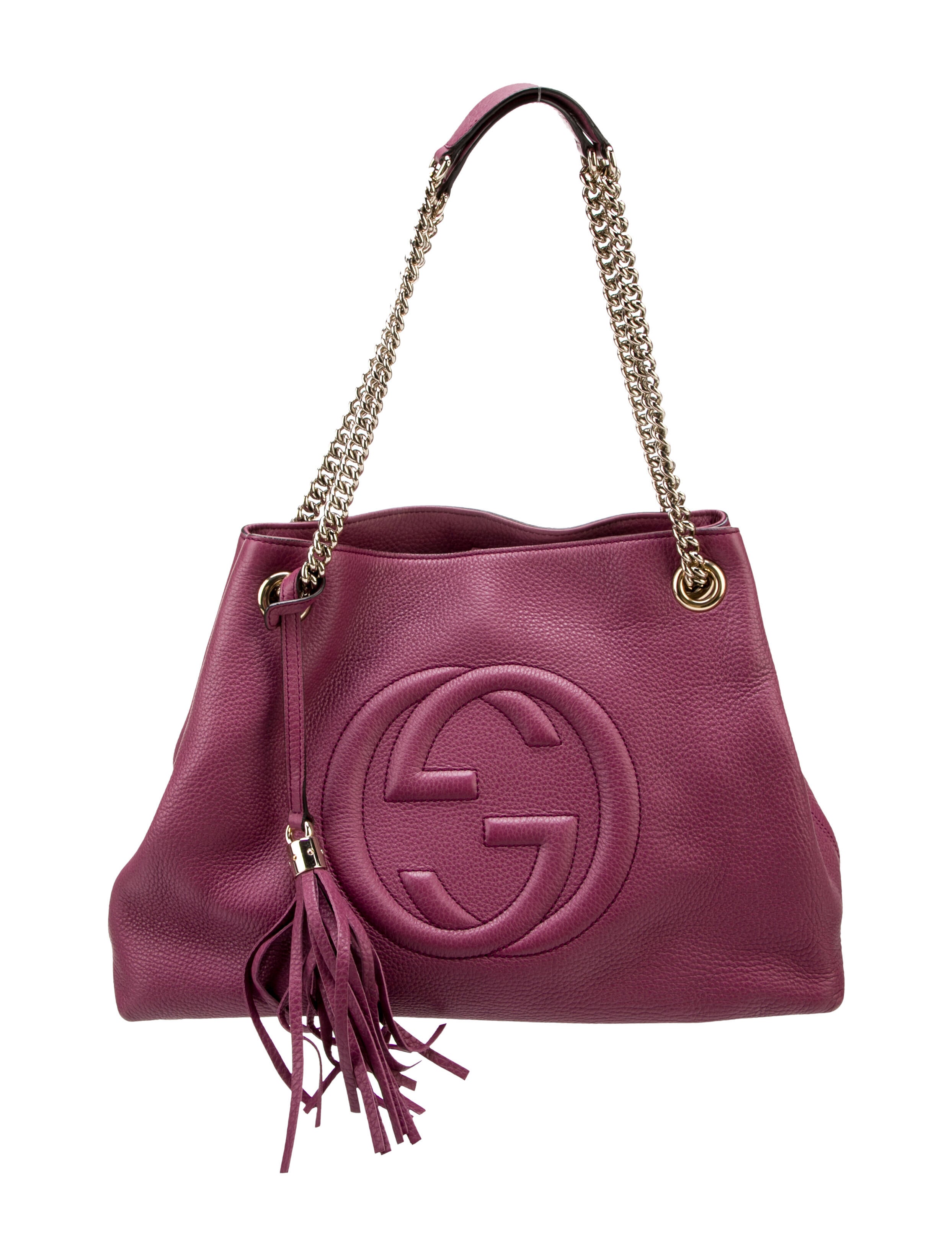 Gucci Medium Soho Chain Tote - Black Shoulder Bags, Handbags ...