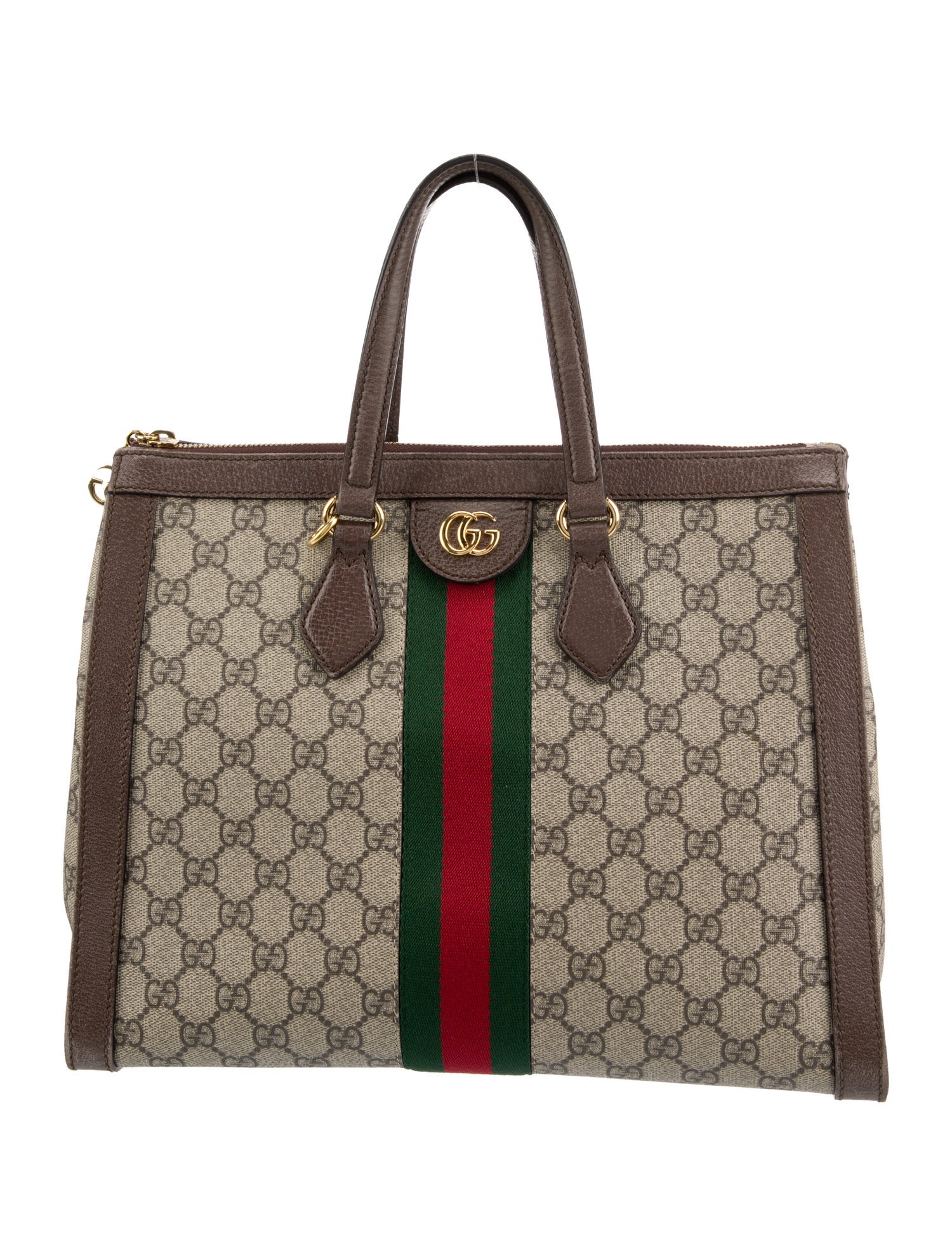 Gucci GG Canvas Small Rania Bag - Brown Handle Bags, Handbags ...