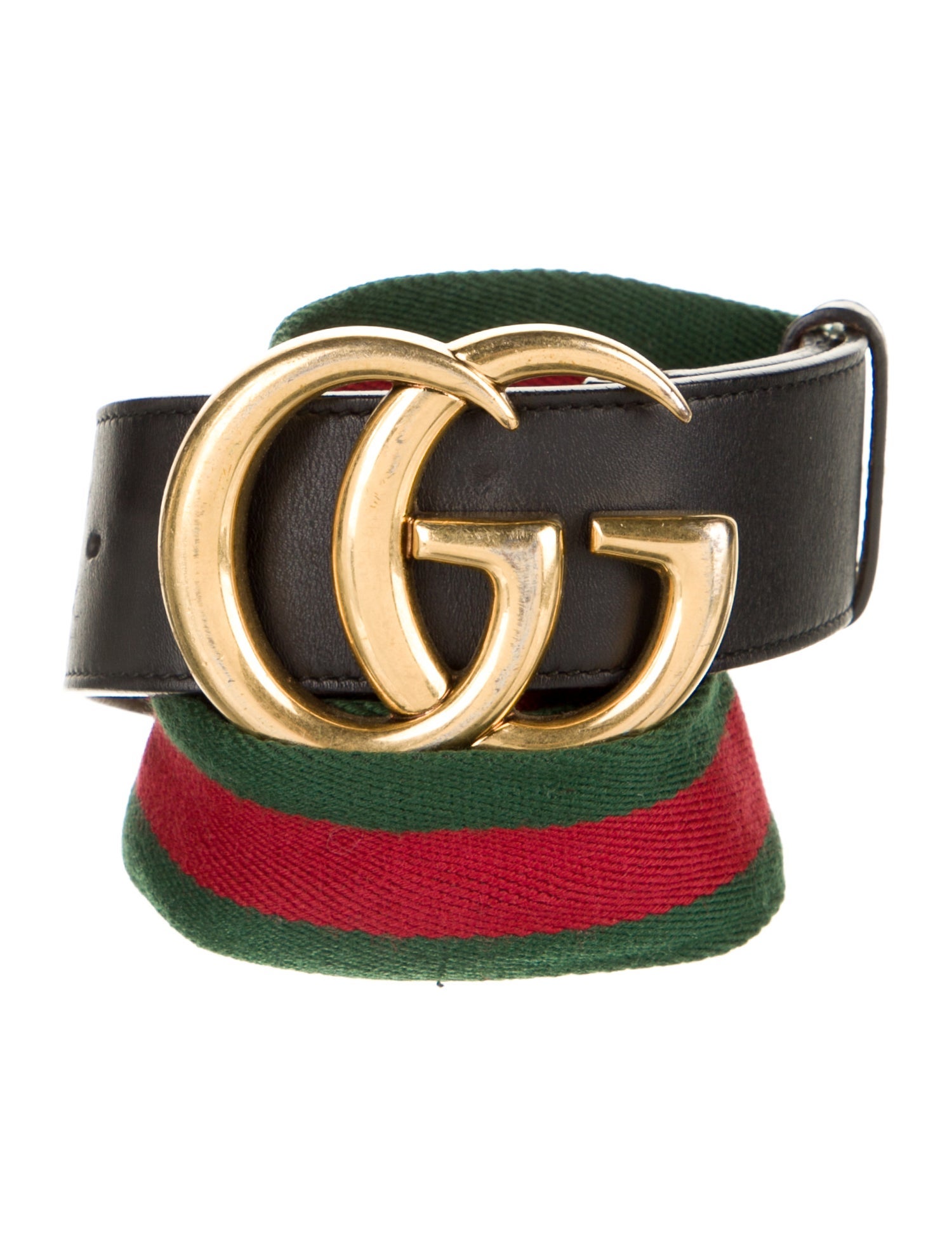 Gucci Canvas Belt - Green Belts, Accessories - GUC1477400 | The RealReal