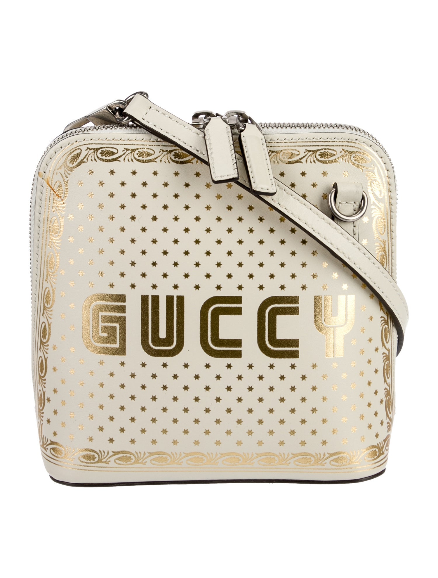 Gucci x Sega Guccy Stars Mini Dome - Neutrals Crossbody Bags, Handbags - GUC1481043 | The RealReal