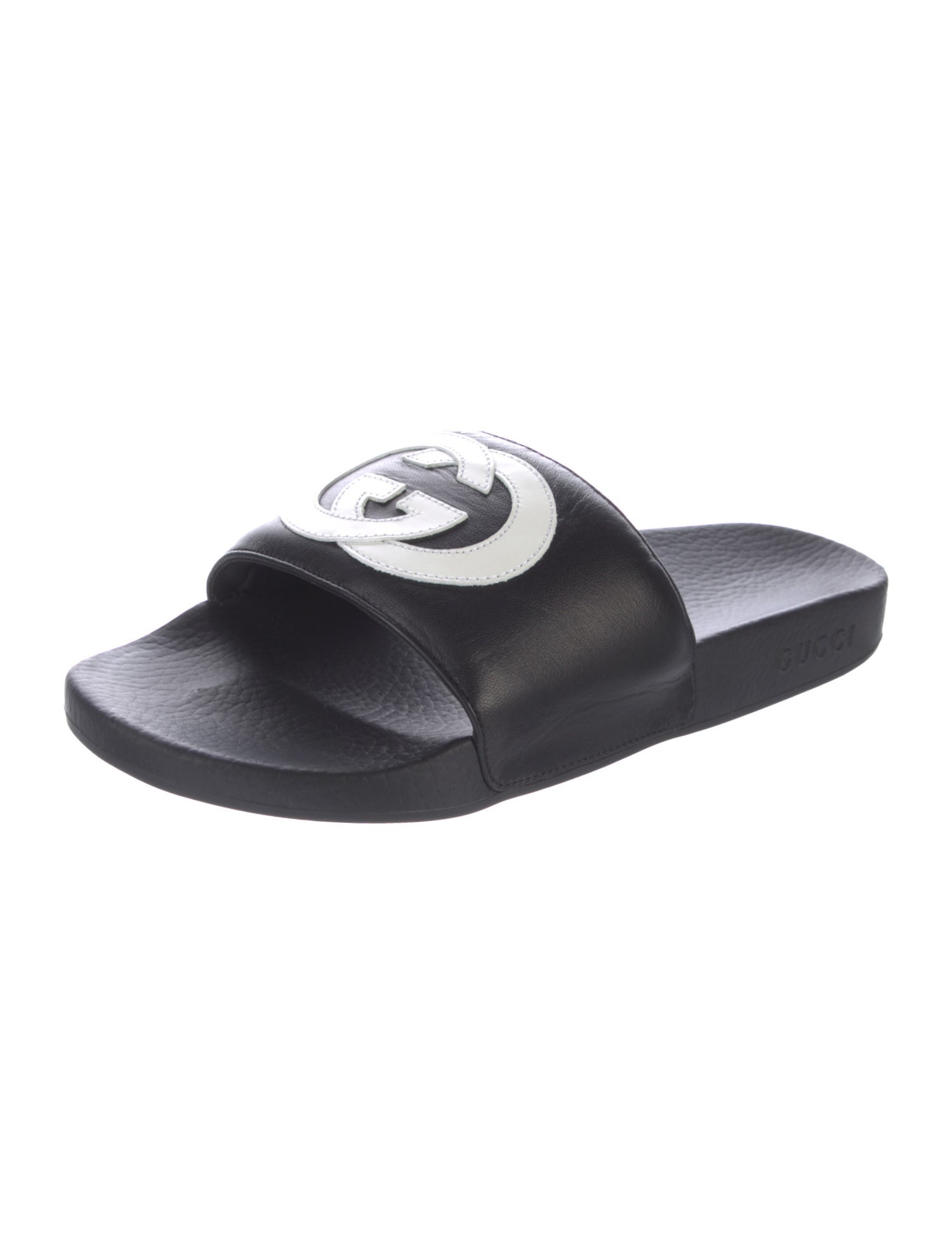 Gucci GG Canvas Canvas Slides - Neutrals Sandals, Shoes - GUC1459293 ...