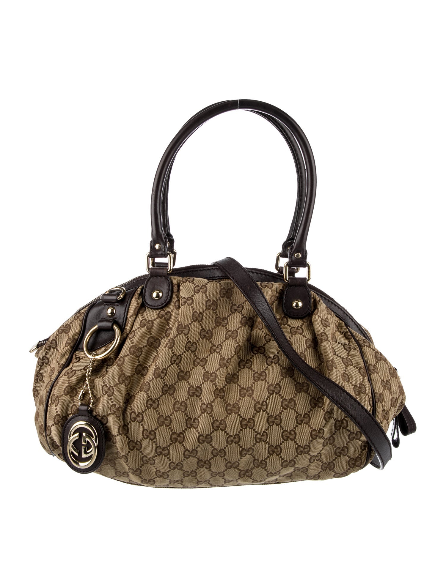 Gucci GG Signature Large Sukey Tote - Neutrals Handle Bags, Handbags ...
