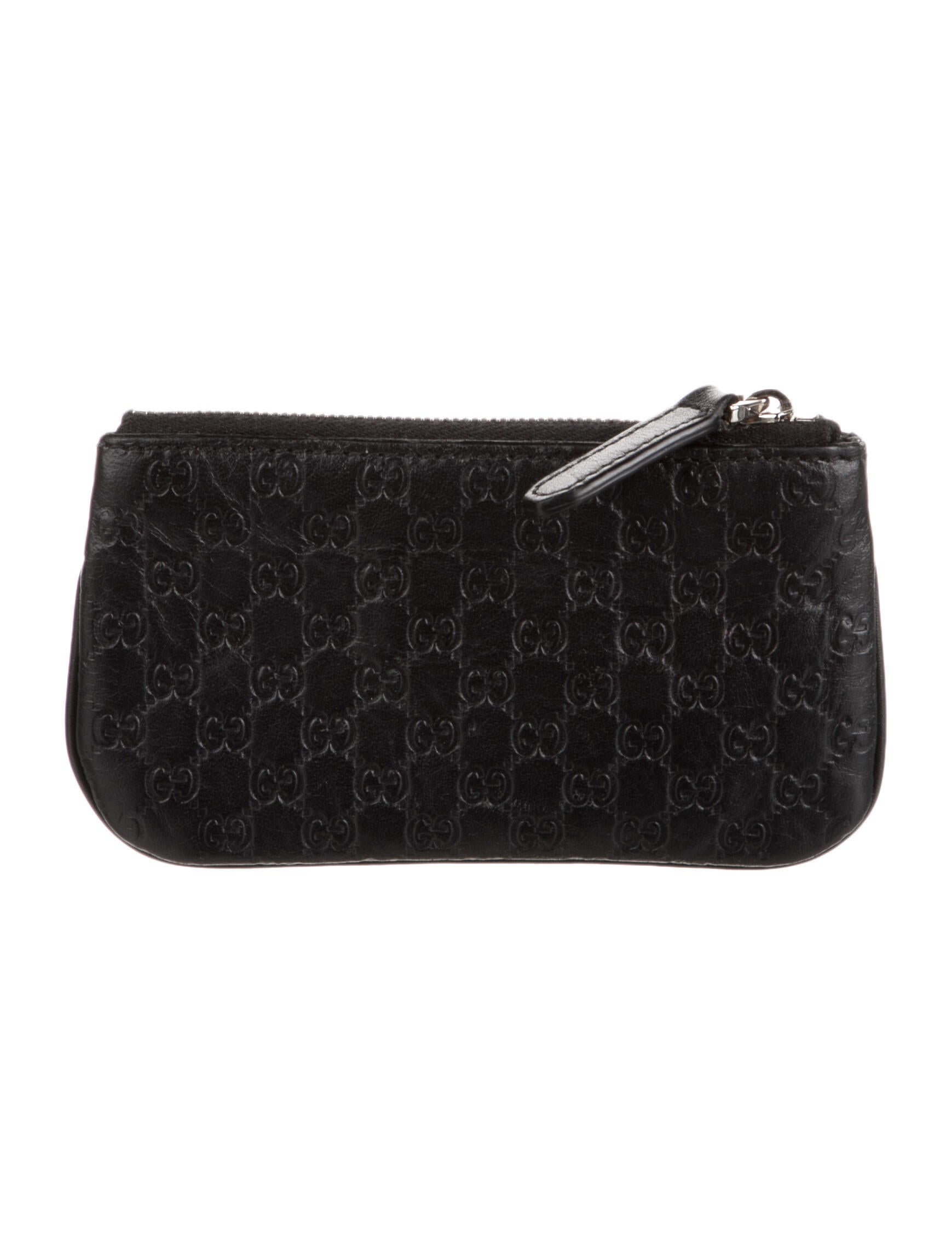 Gucci GG Signature Key Pouch - Black Keychains, Accessories ...
