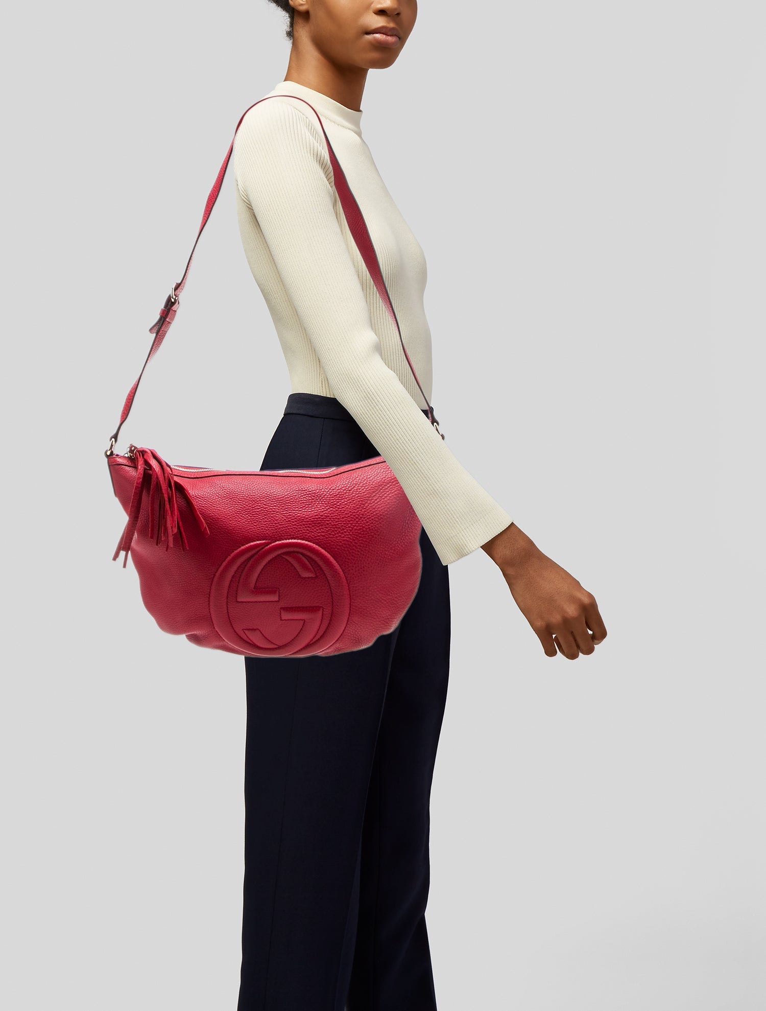 Gucci Medium Soho Hobo - Red Hobos, Handbags - GUC1497334 | The RealReal