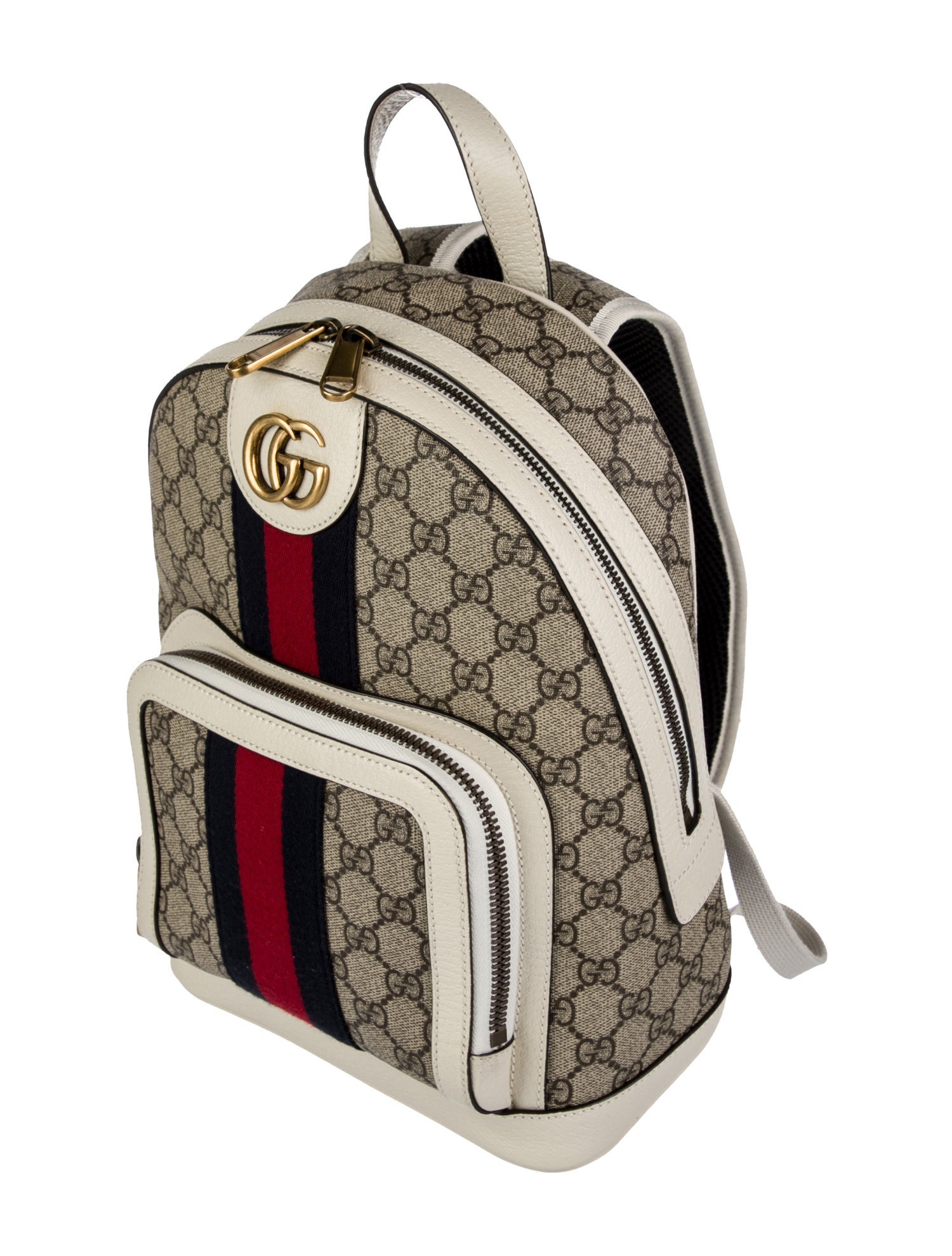 Gucci GG Supreme Small Ophidia Backpack - Neutrals Backpacks, Handbags ...