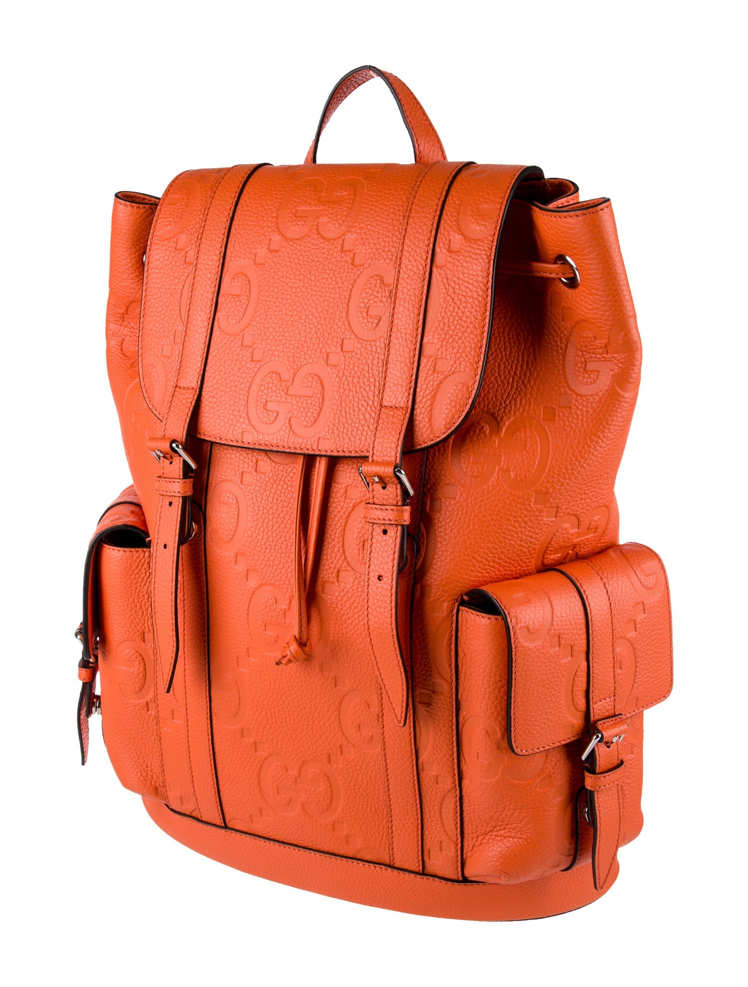 Gucci GG Supreme Double Buckle Backpack - Neutrals Backpacks, Bags ...