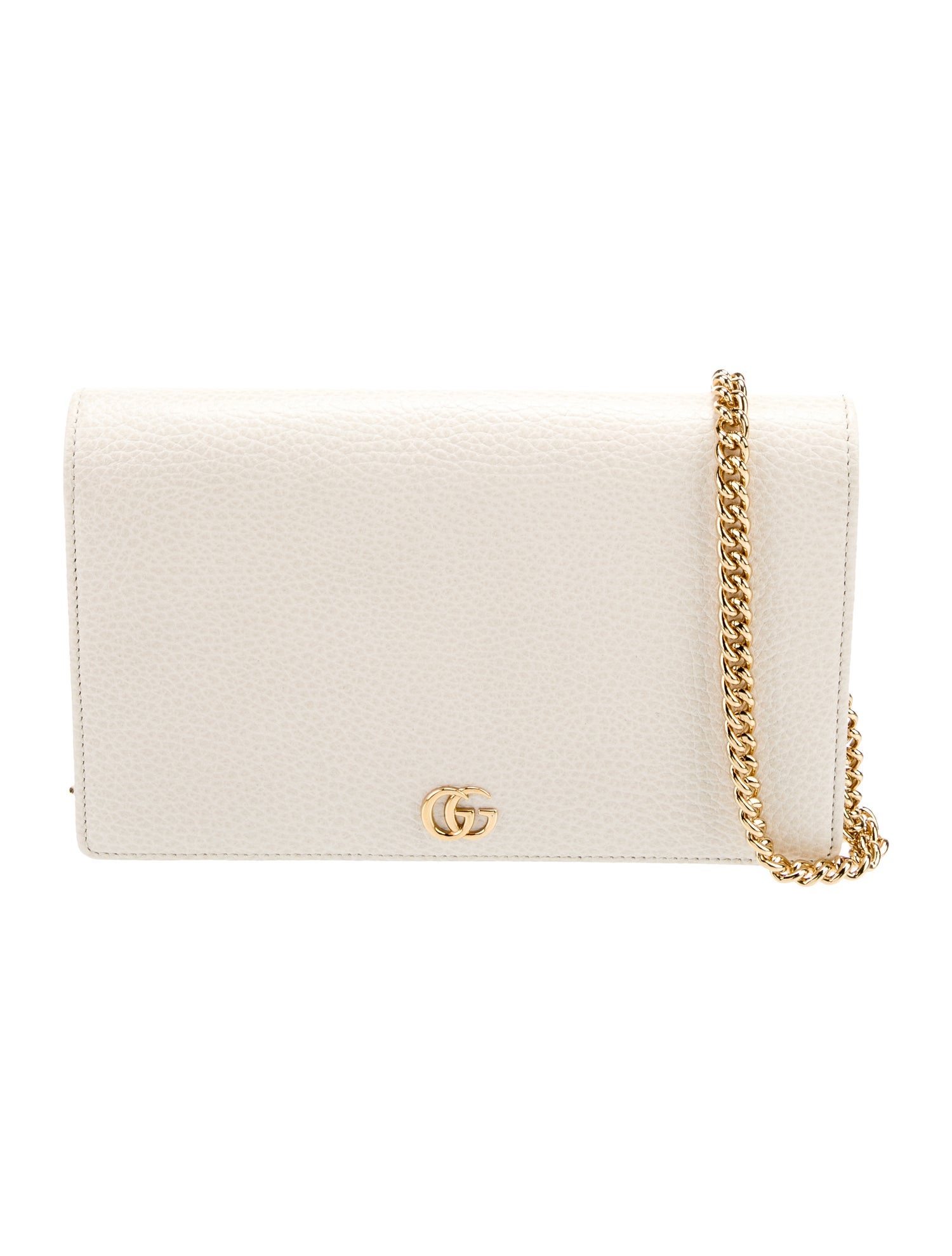 Gucci Petite Marmont Wallet on Chain - Neutrals Crossbody Bags ...