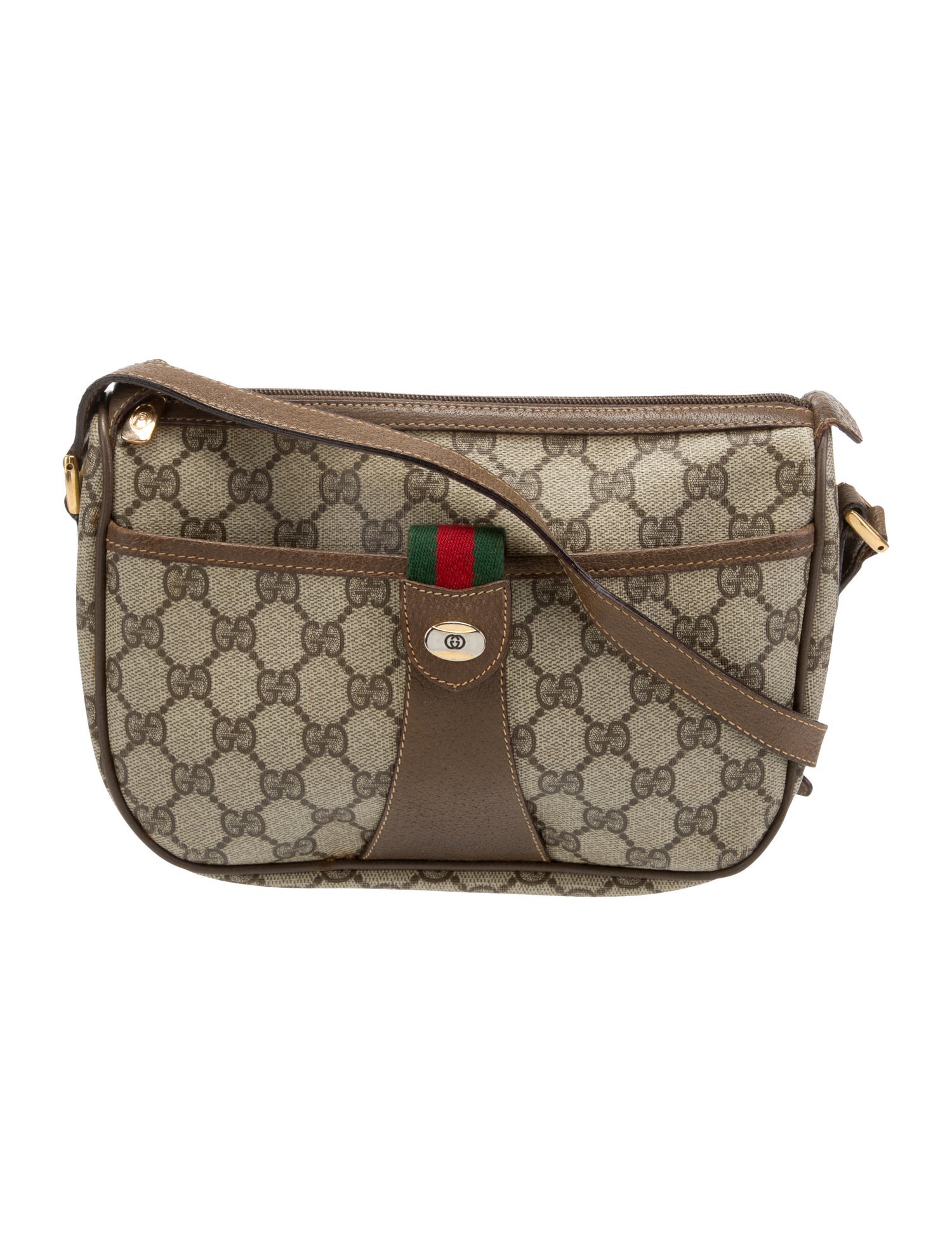 Gucci GG Supreme Crossbody Bag - Neutrals Crossbody Bags, Handbags ...