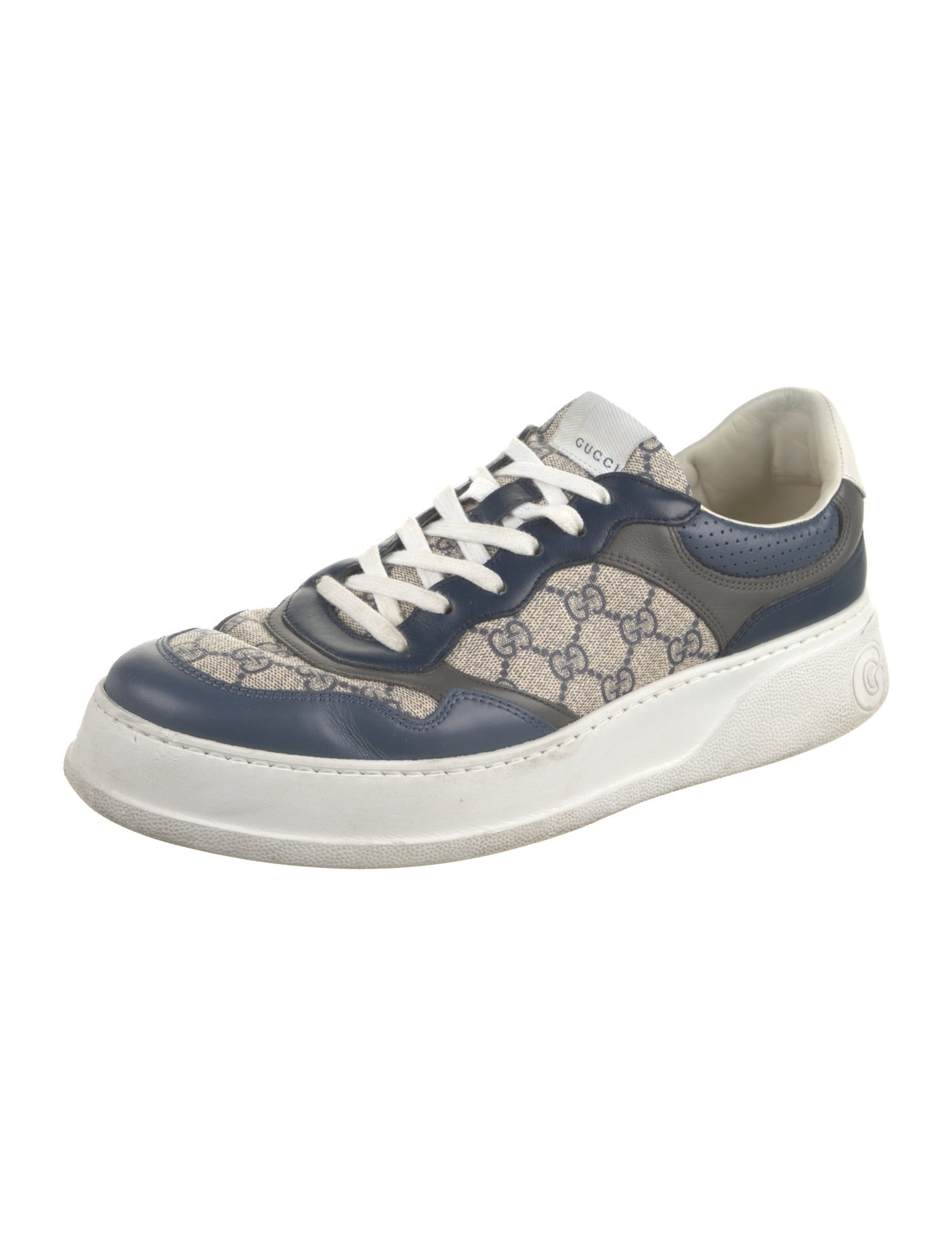 Gucci GG Supreme Sneakers - Blue Sneakers, Shoes - GUC1516761 | The ...