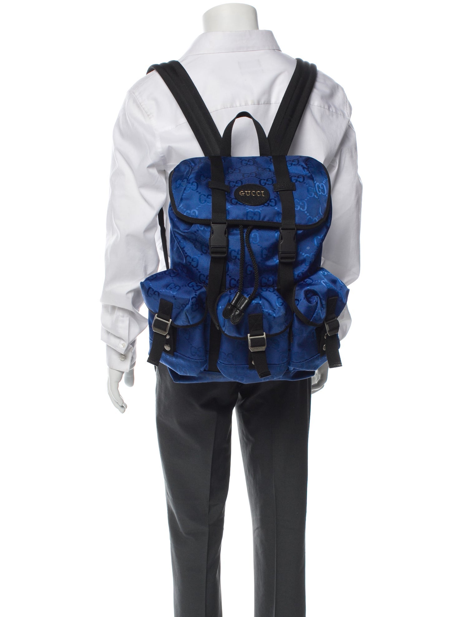 Gucci GG Nylon Off The Grid Backpack - Grey Backpacks, Bags ...