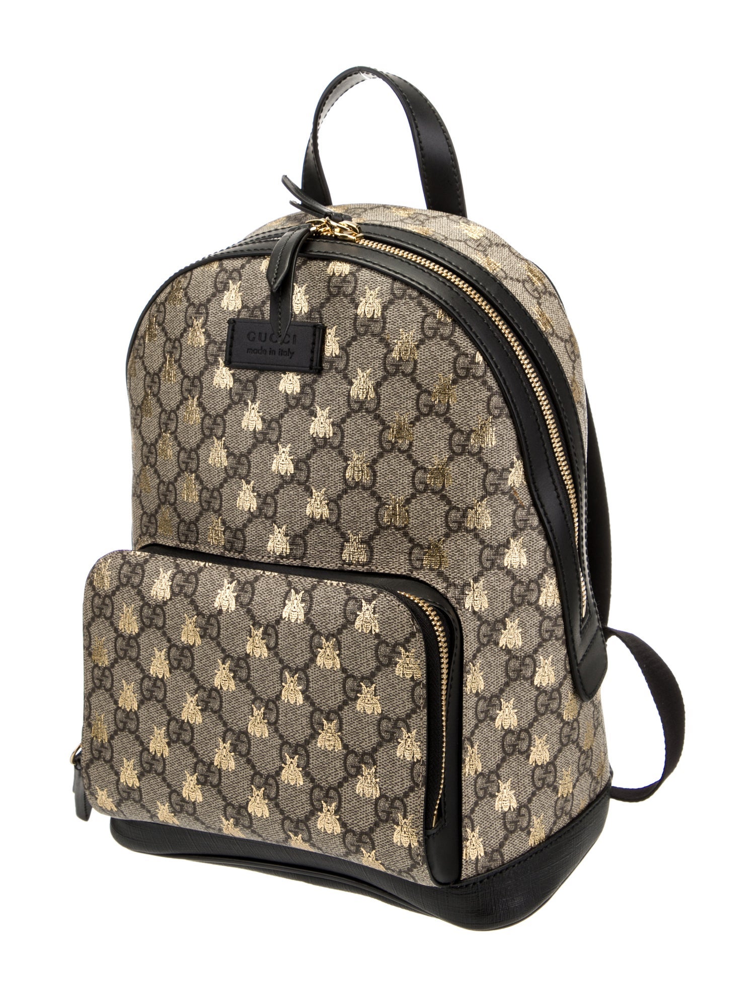 Gucci GG Supreme Small Ophidia Backpack - Brown Backpacks, Handbags ...