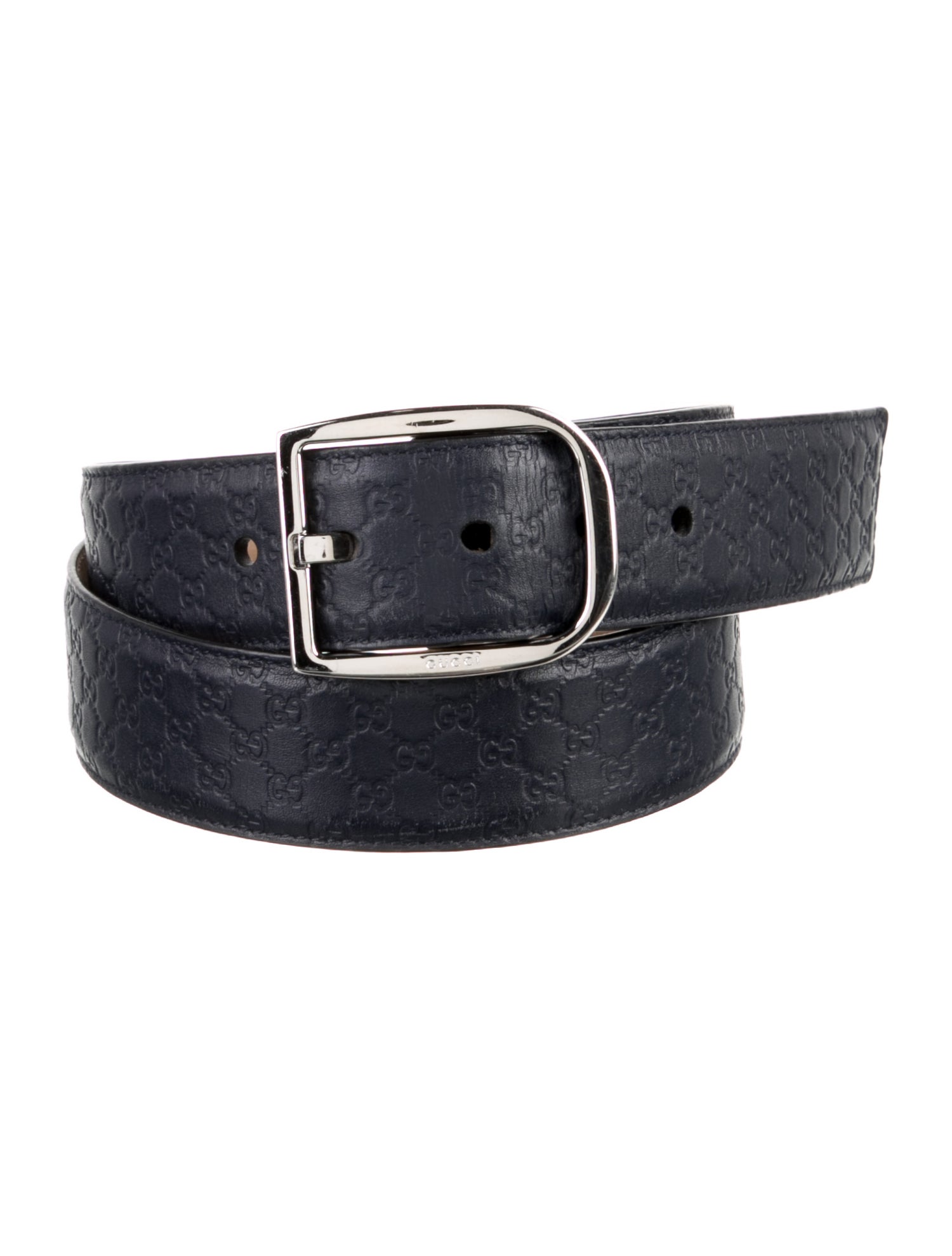 Gucci Leather Chain-Link Belt - Black Belts, Accessories - GUC1482859 ...