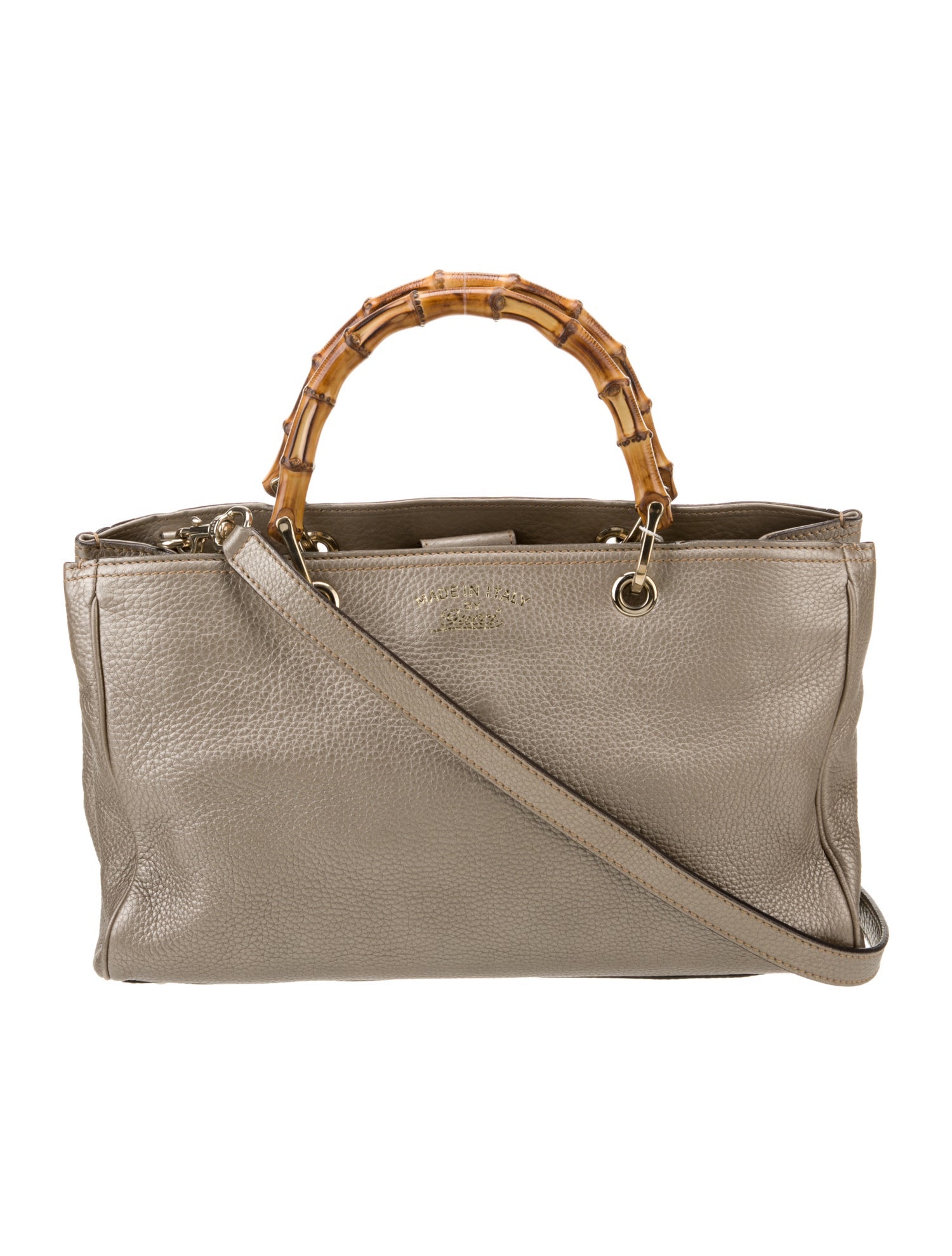 Gucci 50th Anniversary Small Bamboo Shopper Tote - Pink Totes, Handbags ...