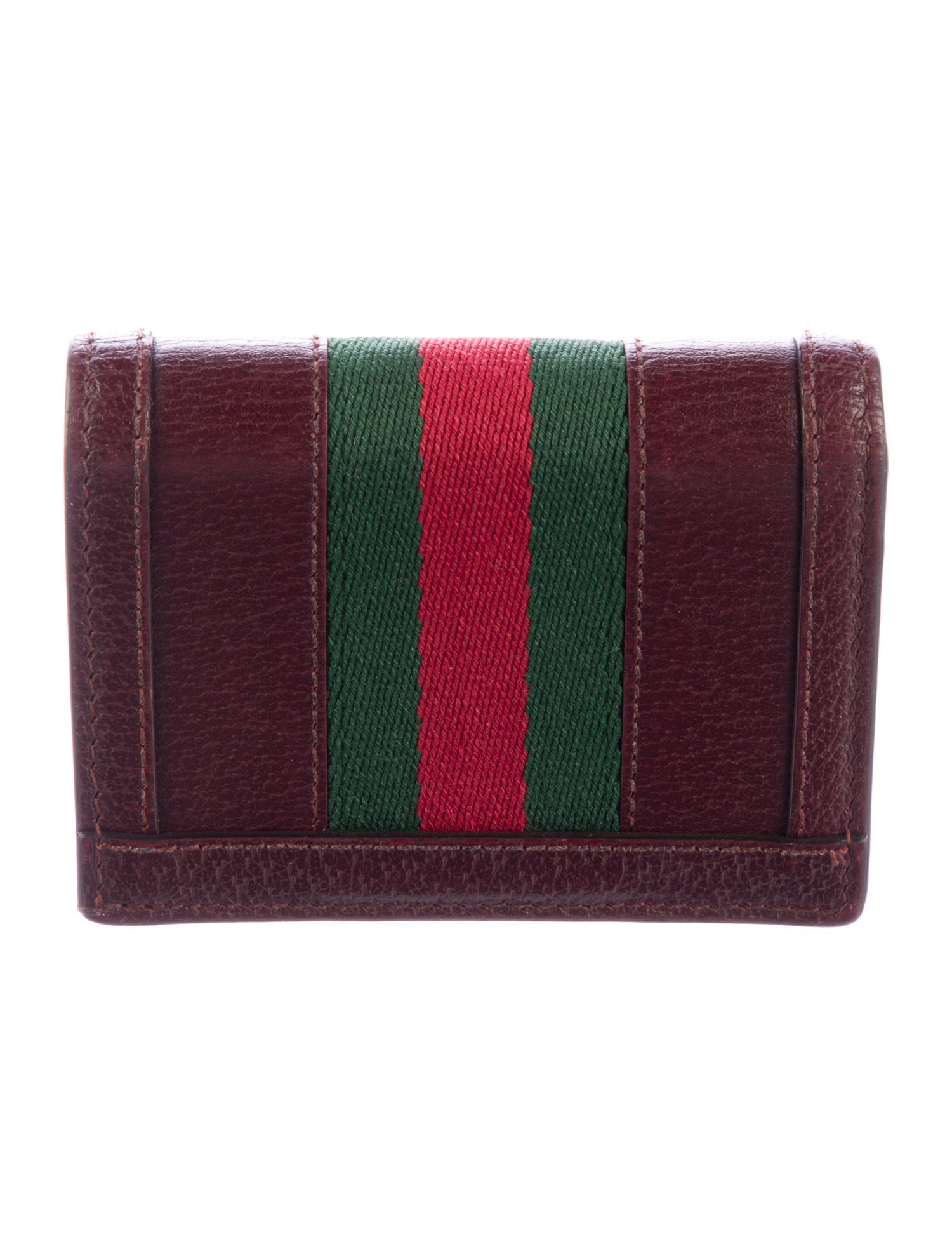 Gucci GG Logo Leather Compact Wallet - Blue Wallets, Accessories ...