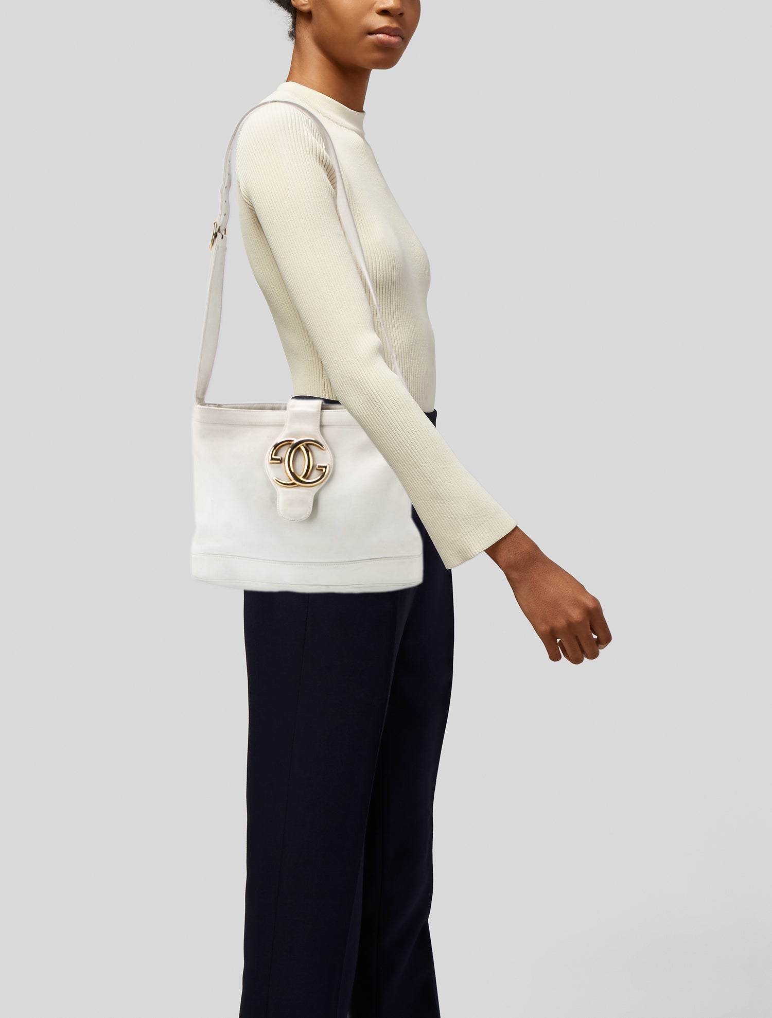 Gucci Vintage Crossbody Bag - White Crossbody Bags, Handbags ...