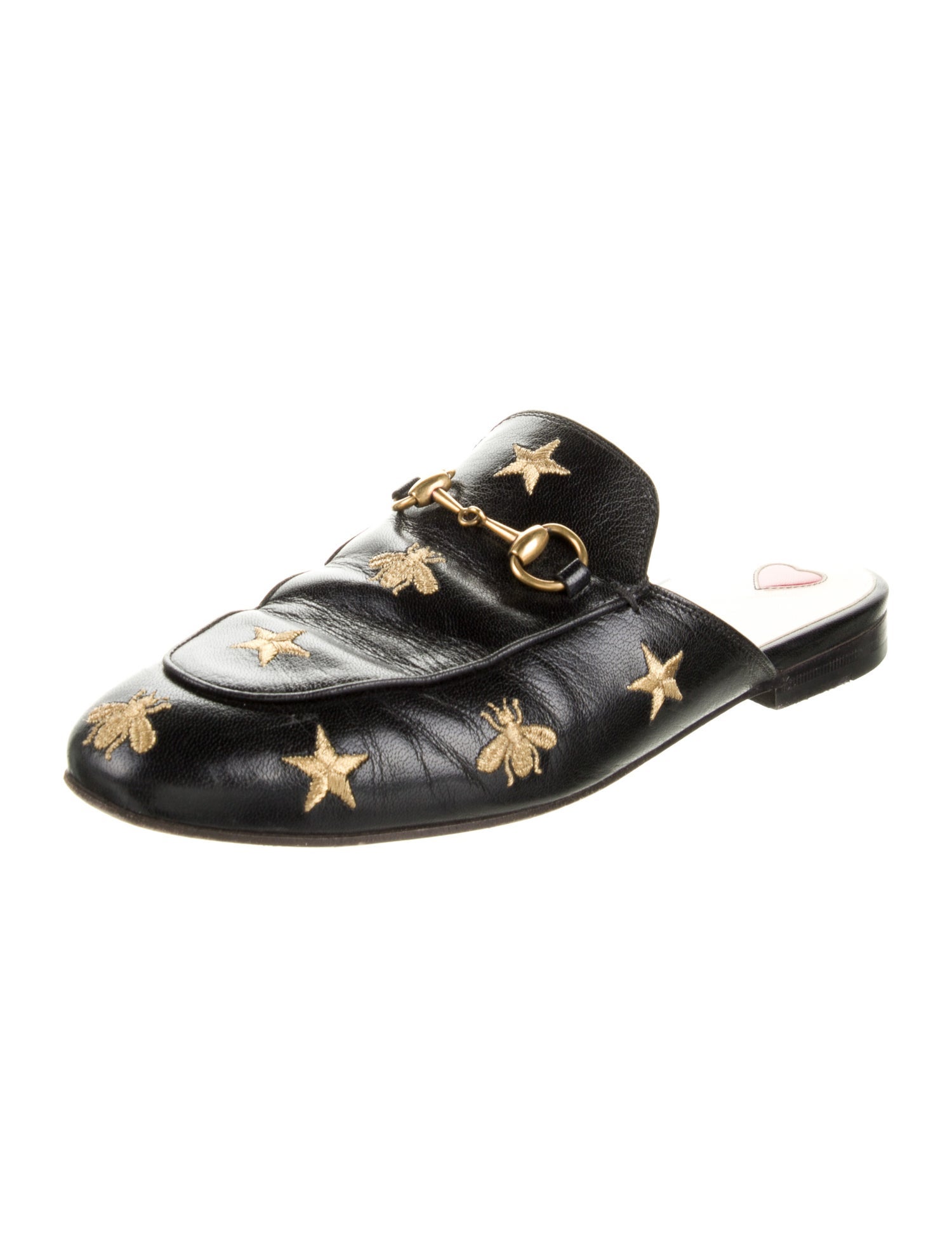 Gucci Princetown Horsebit Accent Mules - Black Flats, Shoes ...