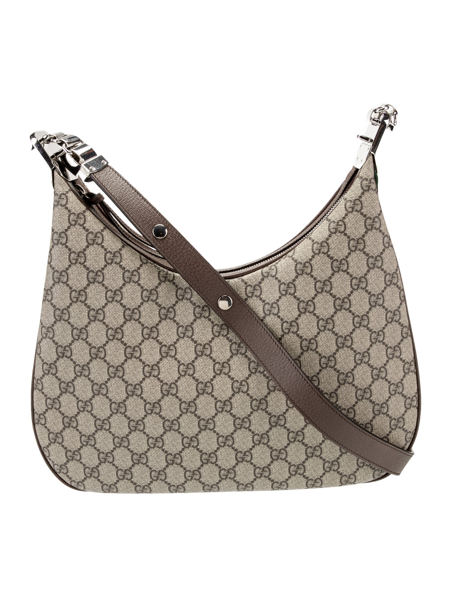 Gucci GG Supreme Large Attache Shoulder Bag - Neutrals Shoulder Bags ...