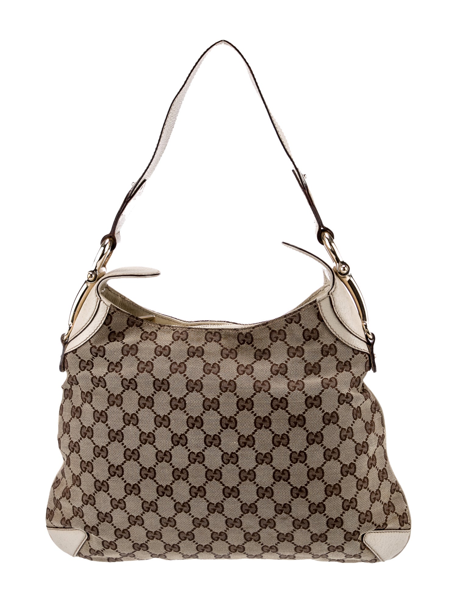Gucci GG Canvas Creole Shoulder Bag - Brown Shoulder Bags, Handbags ...