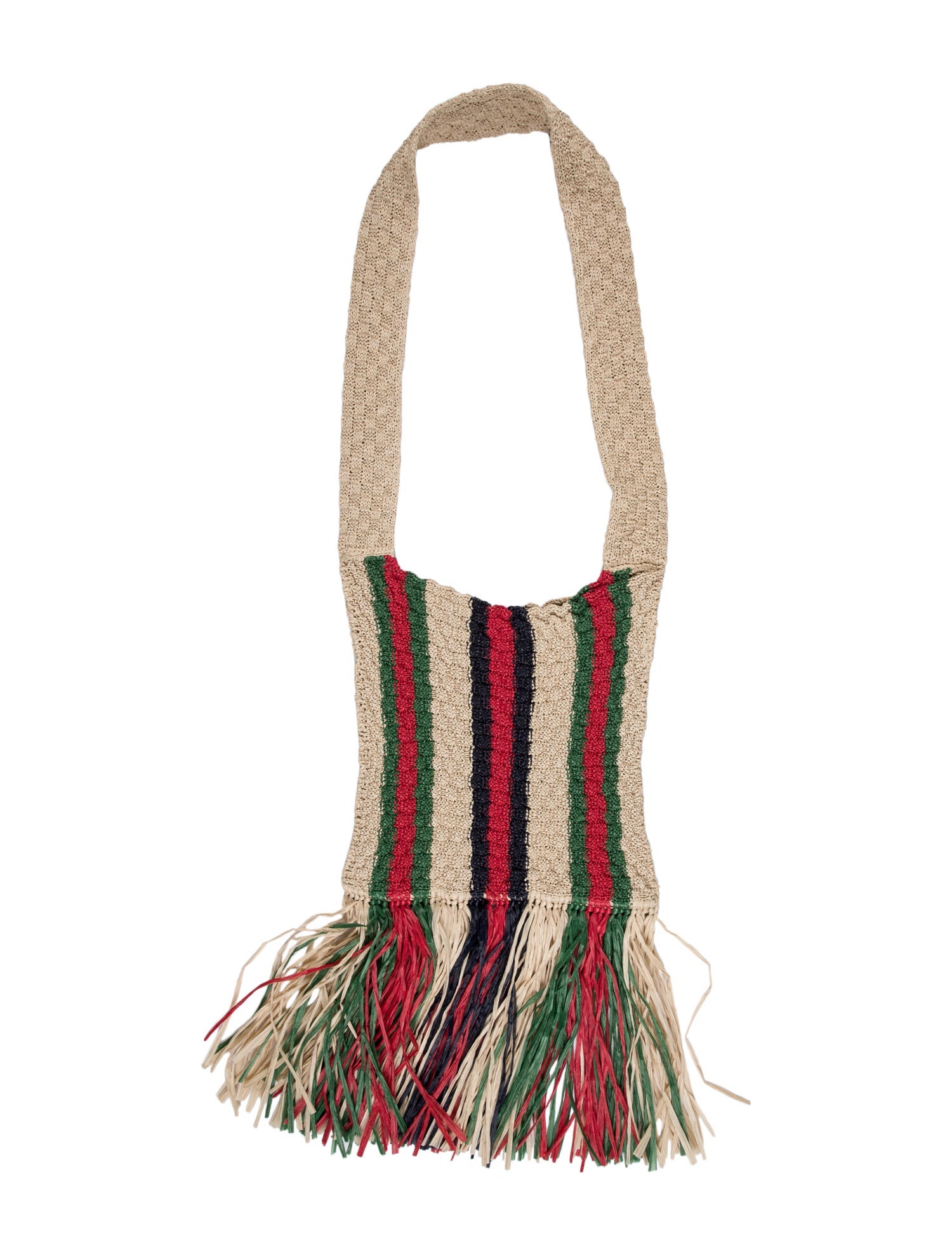 Gucci raffia tote crossbody bag - Neutrals Crossbody Bags, Handbags ...