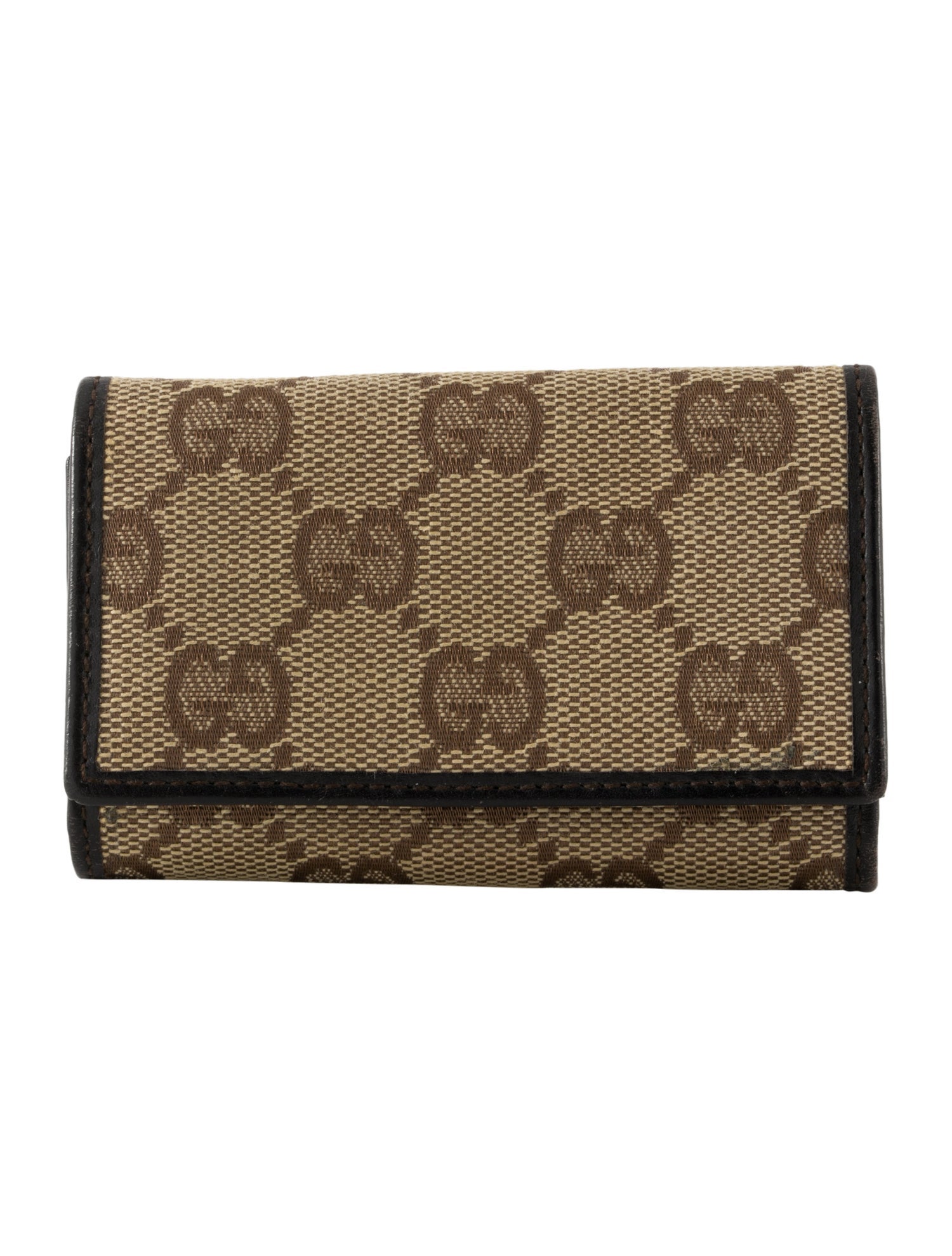 Gucci Gucci Men's 6 Ring Key Wallet - Brown Keychains, Accessories ...